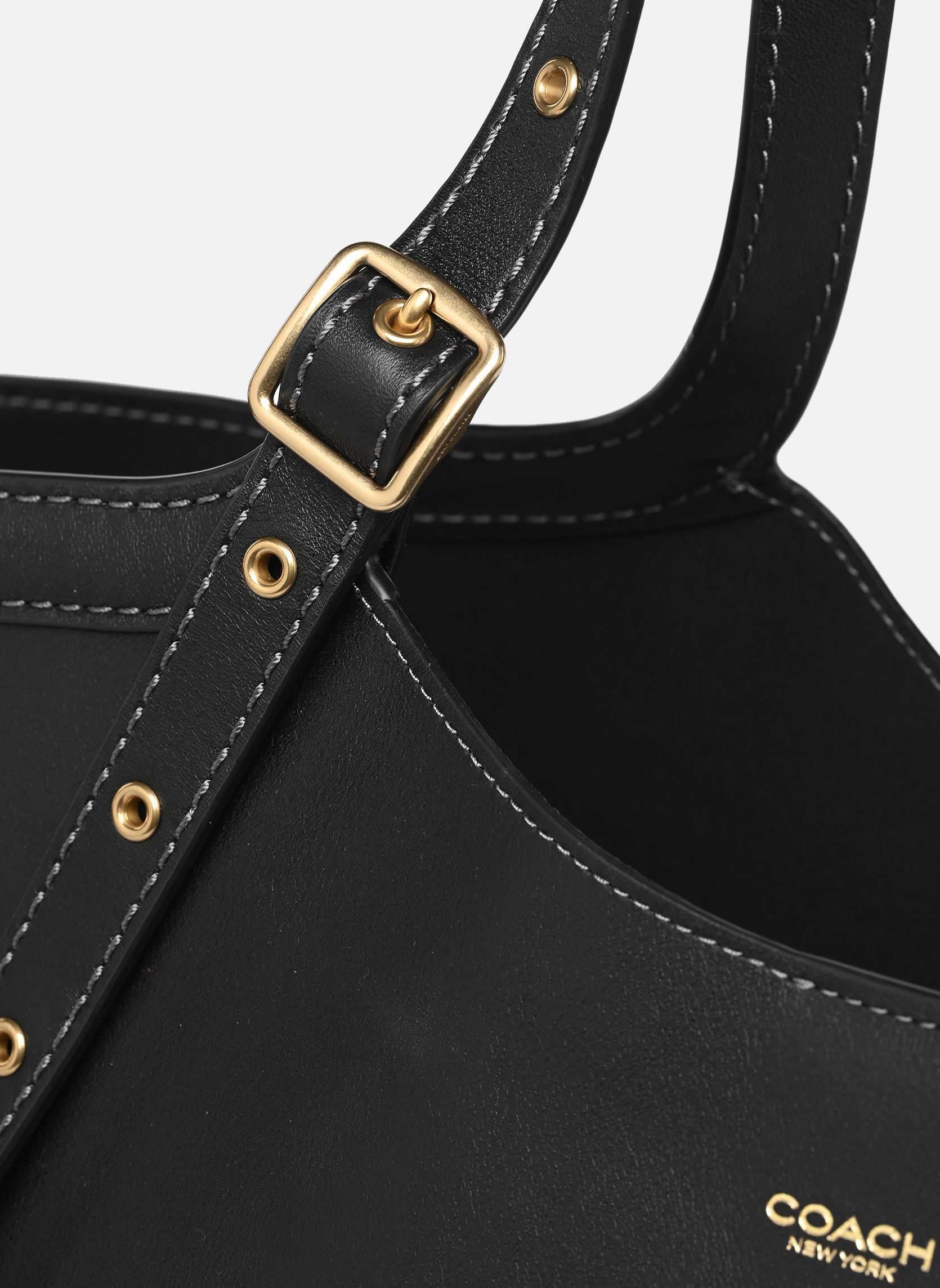 Coach Shopper Natural Grain Leather Gramercy Tote damen schwarz online ...