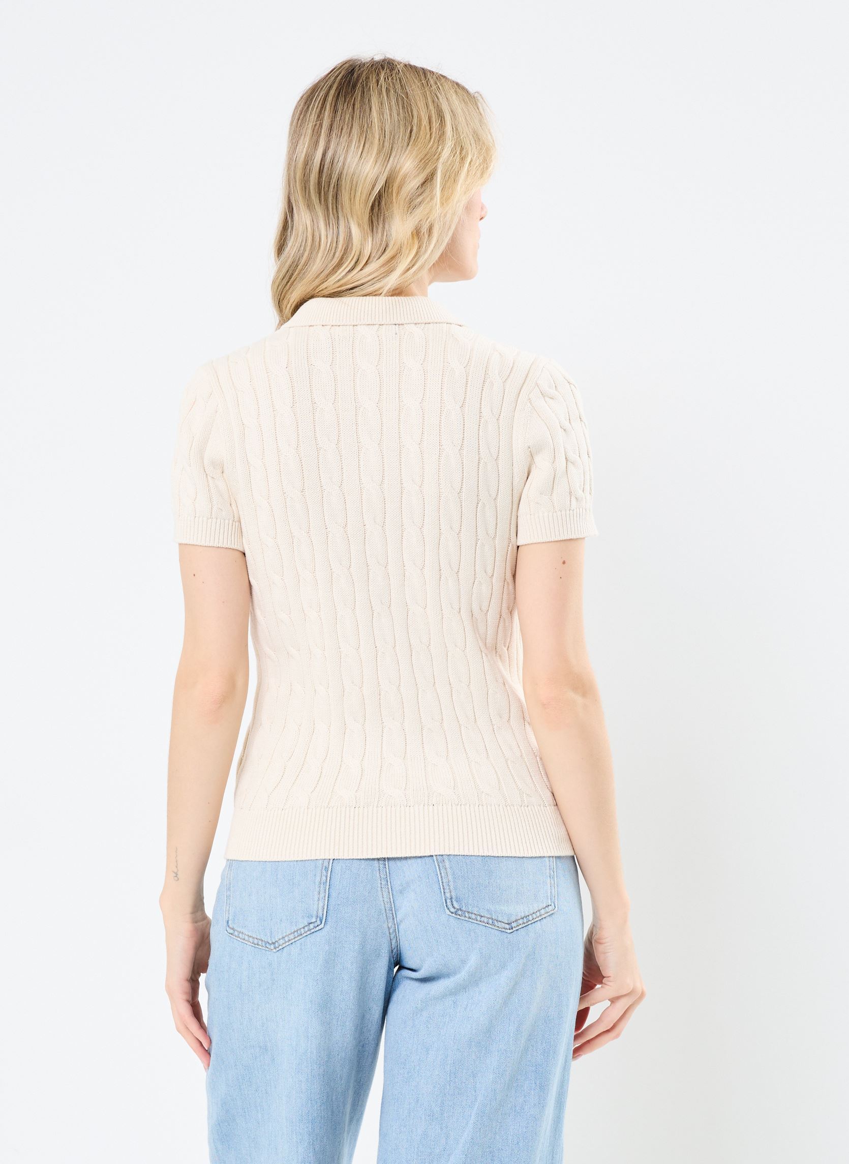 Lauren Ralph Lauren Pulls Polo - Natrissa-Short Sleeve-Pullover femme ...