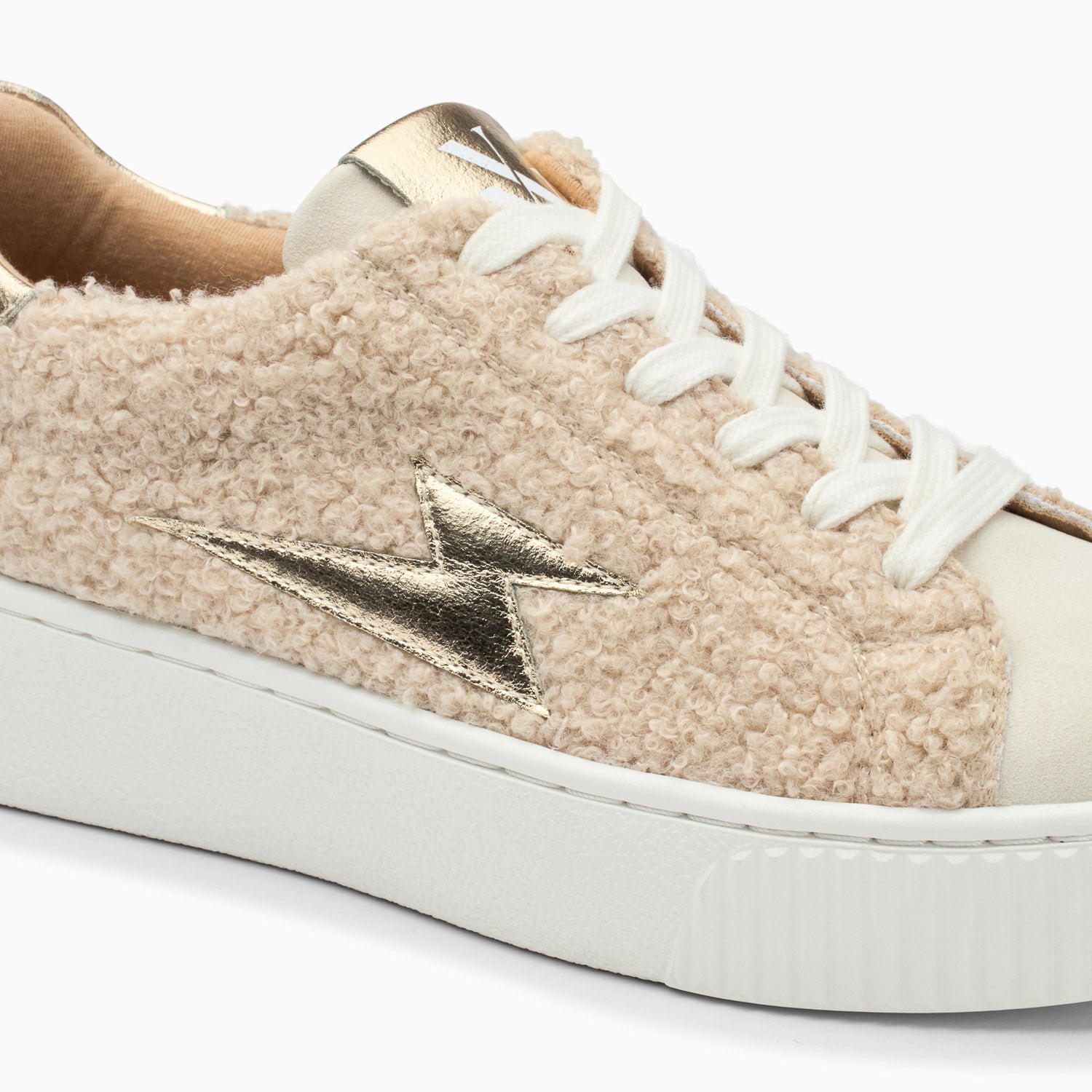 Vanessa Wu Ava (Beige) - Baskets chez Sarenza (850935)