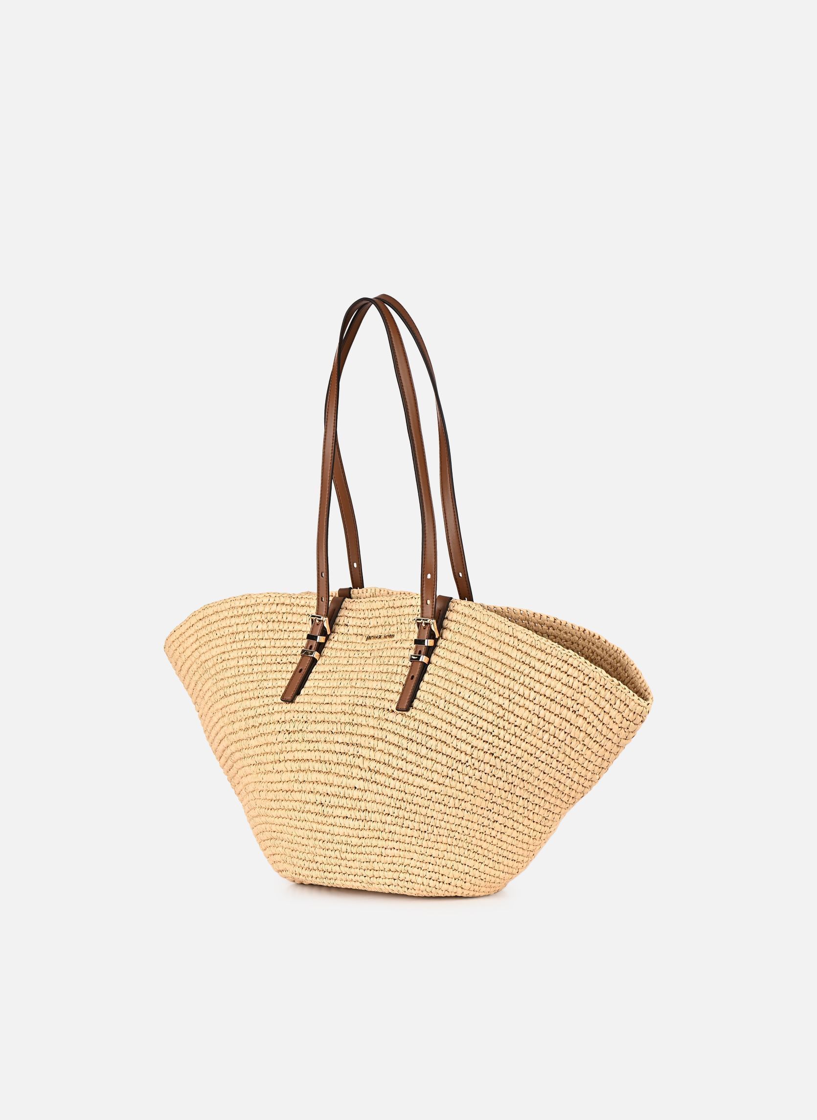 Michael Michael Kors Körbe Isa Lg Fan Tote damen beige - online kaufen ...