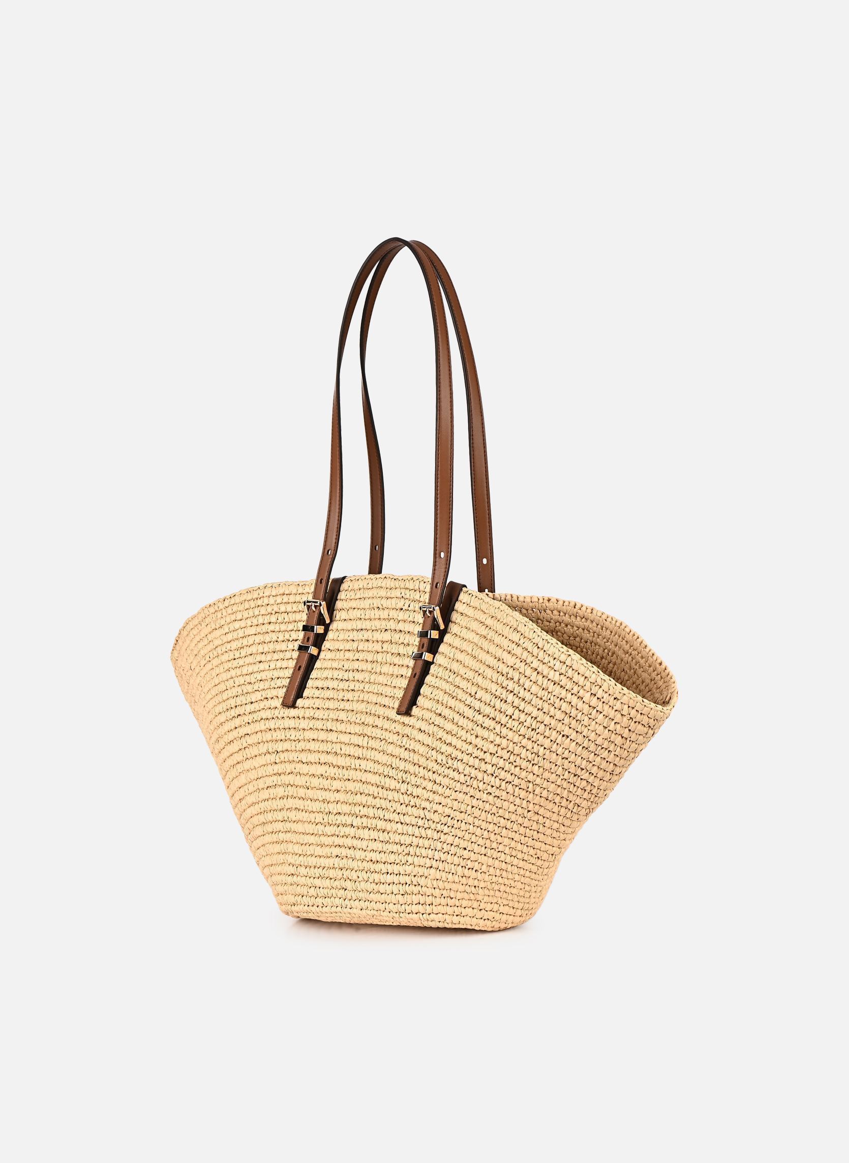 Michael Michael Kors Körbe Isa Lg Fan Tote damen beige - online kaufen ...