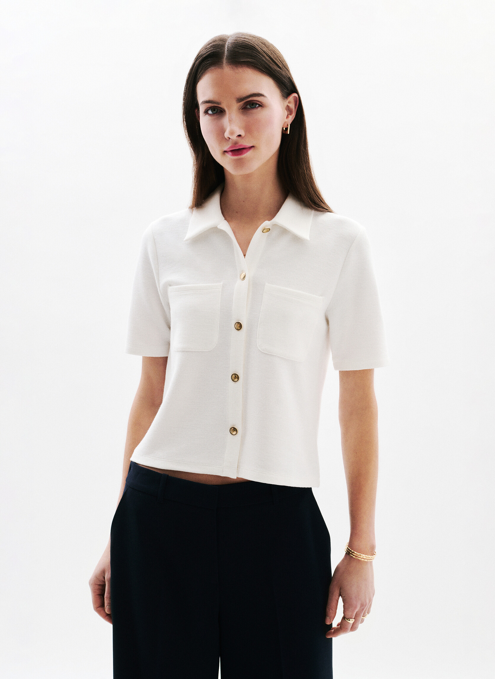 Caroll Chemises 251T-TOBIAS femme blanc | Sarenza France