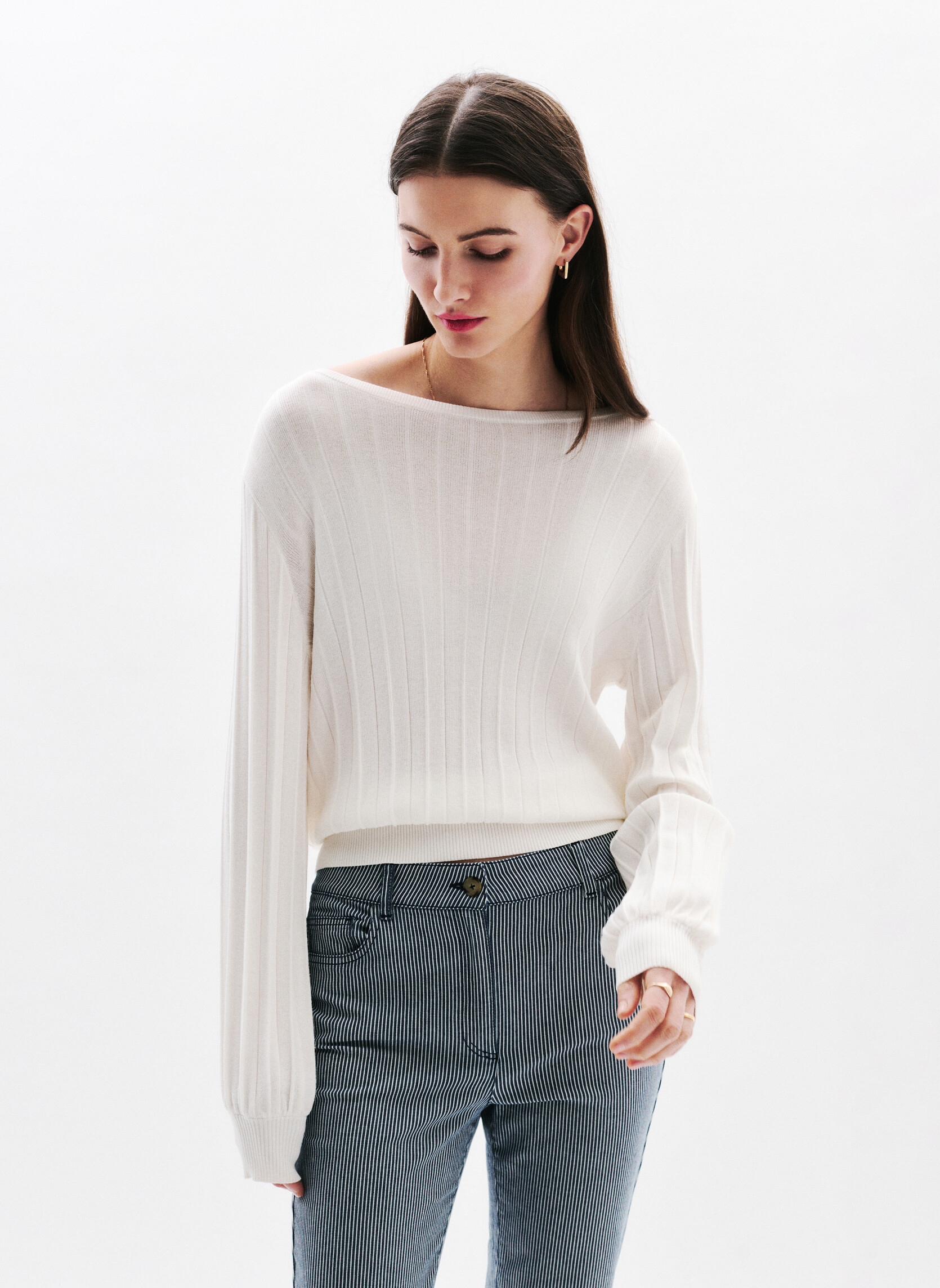 Caroll Pulls blanc | Sarenza France