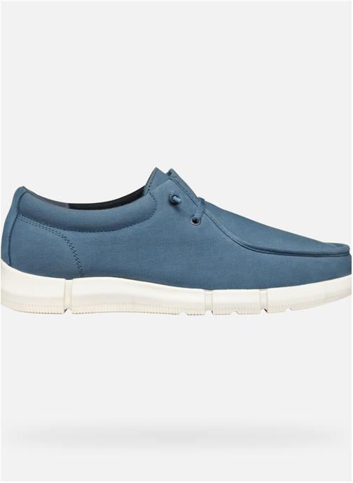 Geox ADACTER M MAN (Bleu) - Mocassins chez Sarenza (860289)