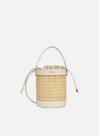 Lancaster Sacs à main Petit sac seau - Cannage Rotin femme or | Sarenza ...