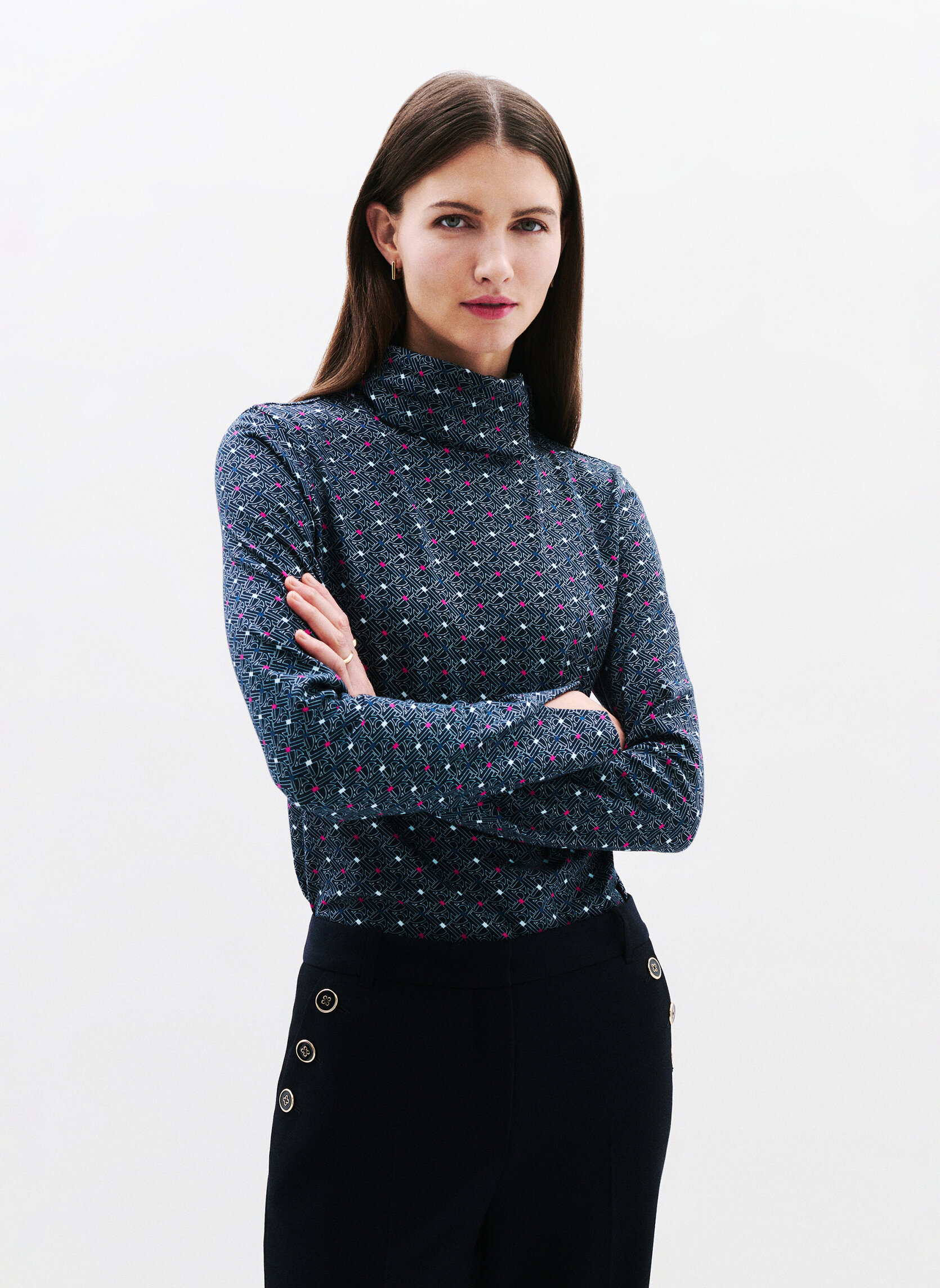 Caroll Tee-shirts T-shirts - 251T-TANOUSHKA1 femme bleu | Sarenza France