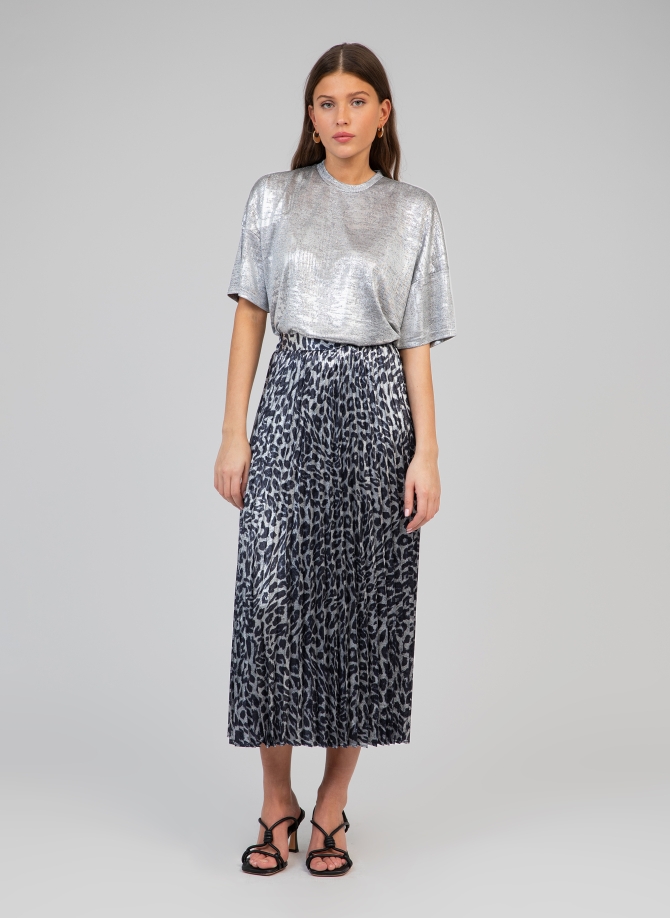An'ge Jupes mi-longues JUPE MIDI JUSTALY marine femme bleu | Sarenza France