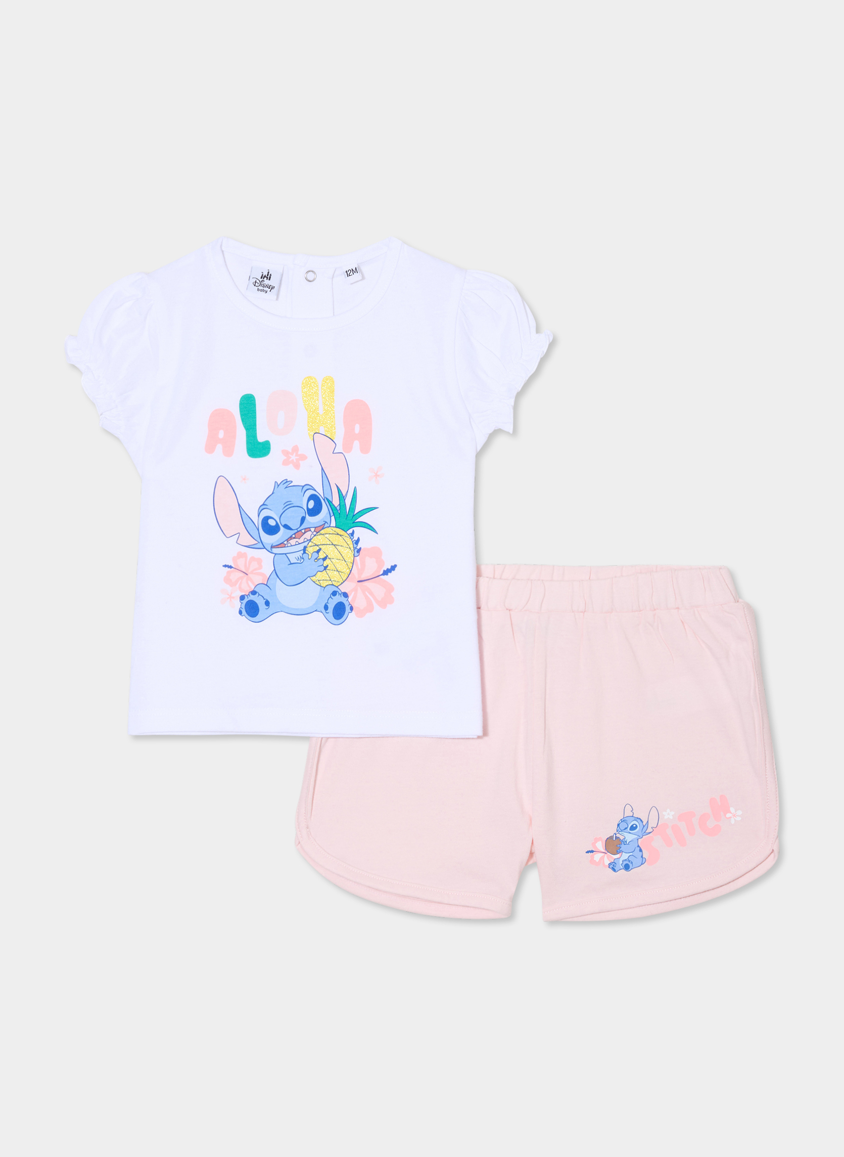Stitch Ensembles Ensemble - SHLB2_ENSALOHA_STI fille rose | Sarenza France