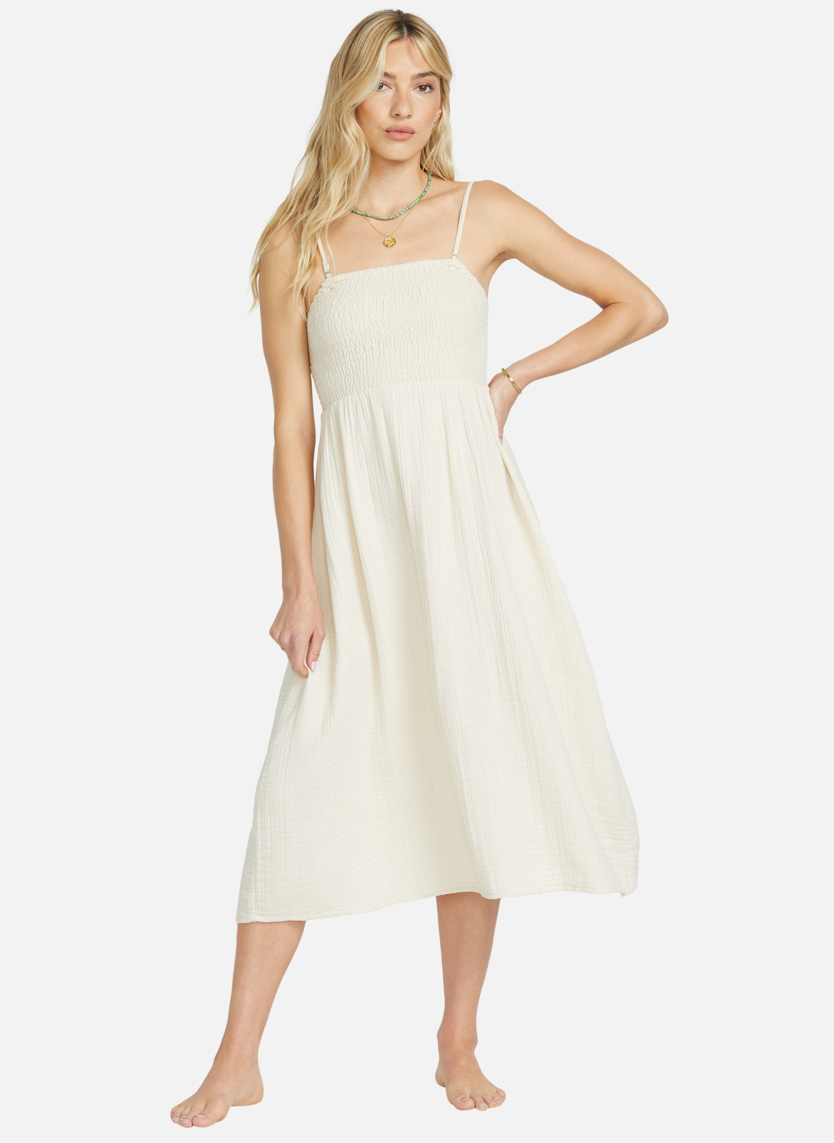 Billabong Robes Robe OFF THE COAST femme blanc | Sarenza France