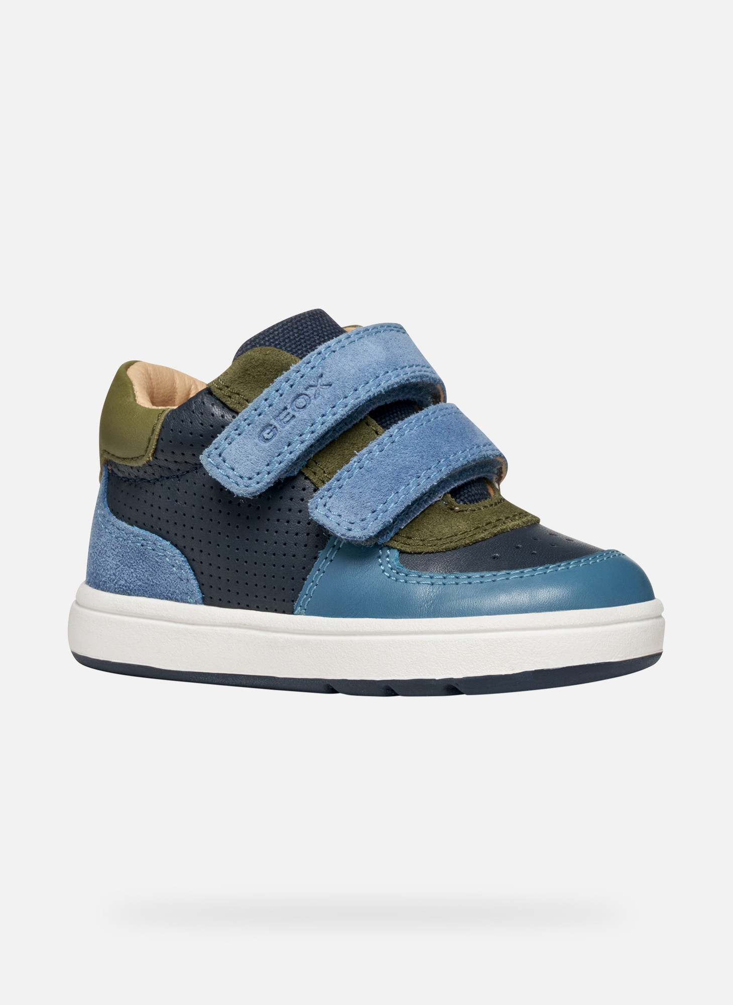 Geox Baskets basses bleu | Sarenza France