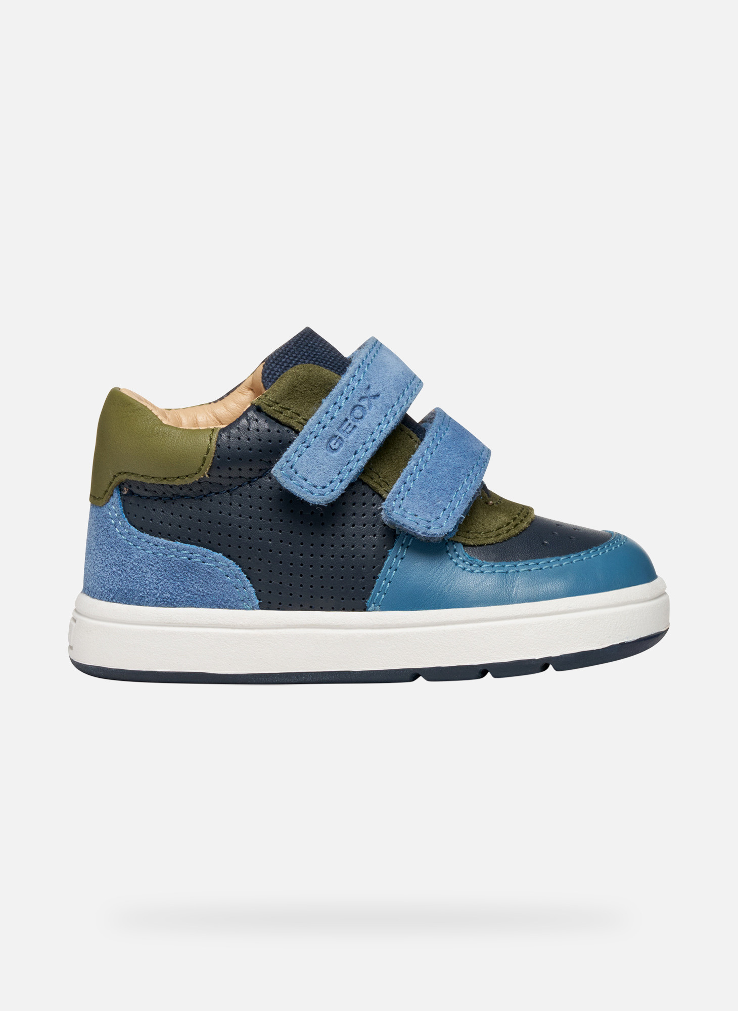 Geox Baskets basses bleu | Sarenza France
