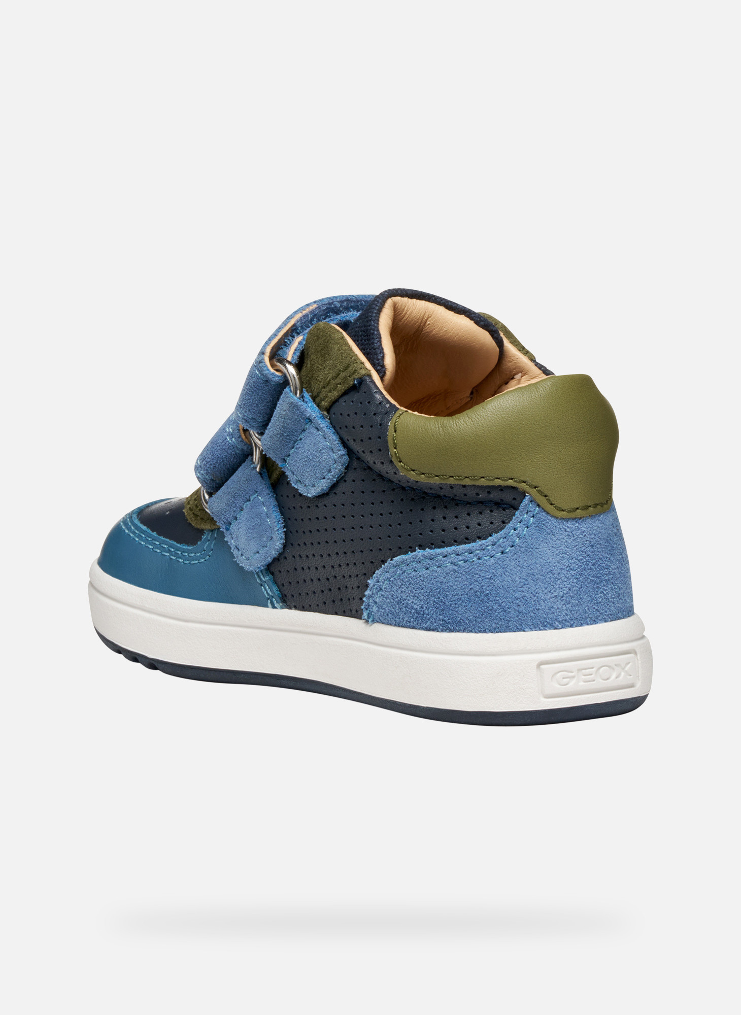 Geox Baskets basses bleu | Sarenza France