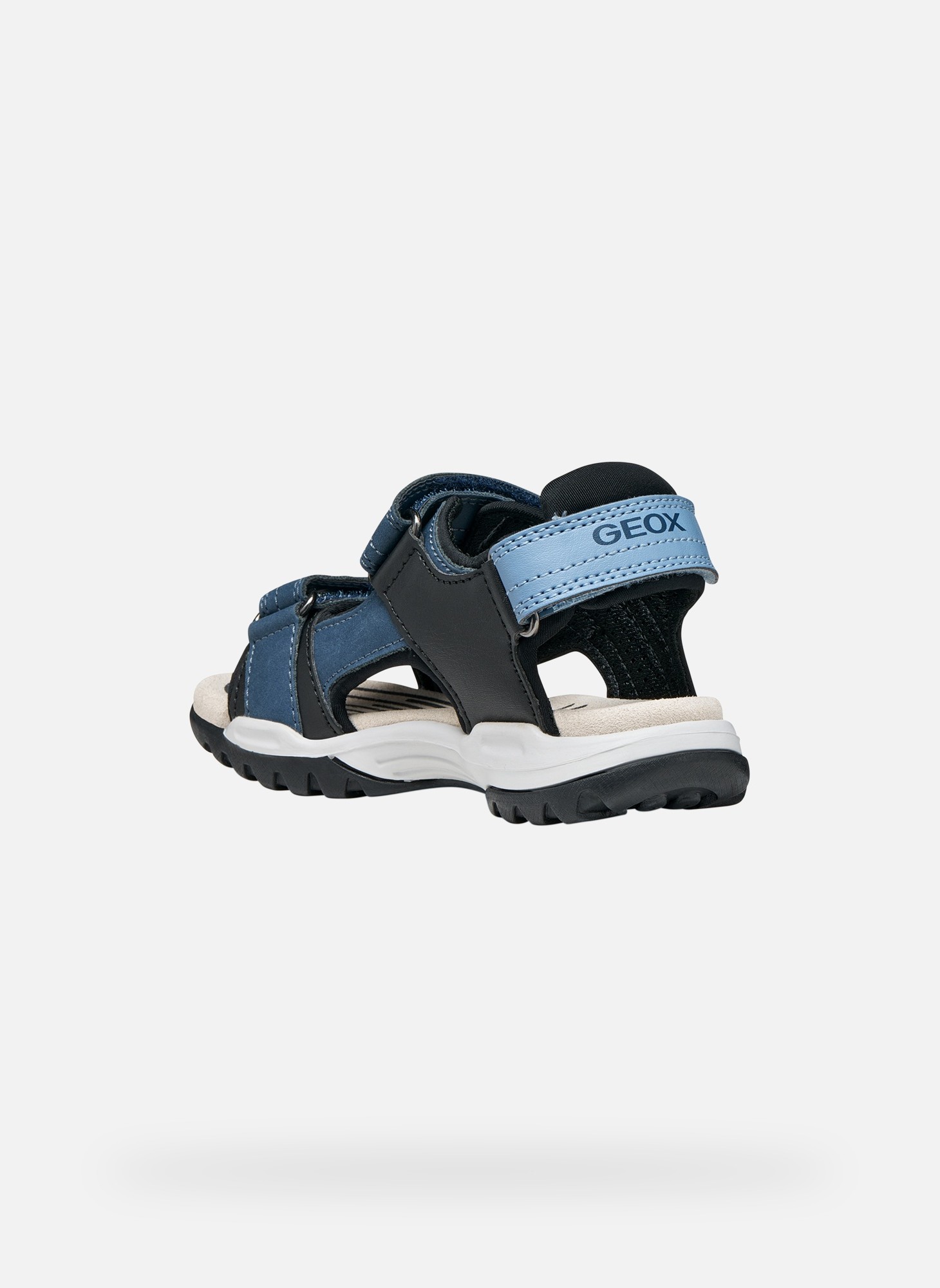 Geox Sandales J BOREALIS BOY garçon noir | Sarenza France