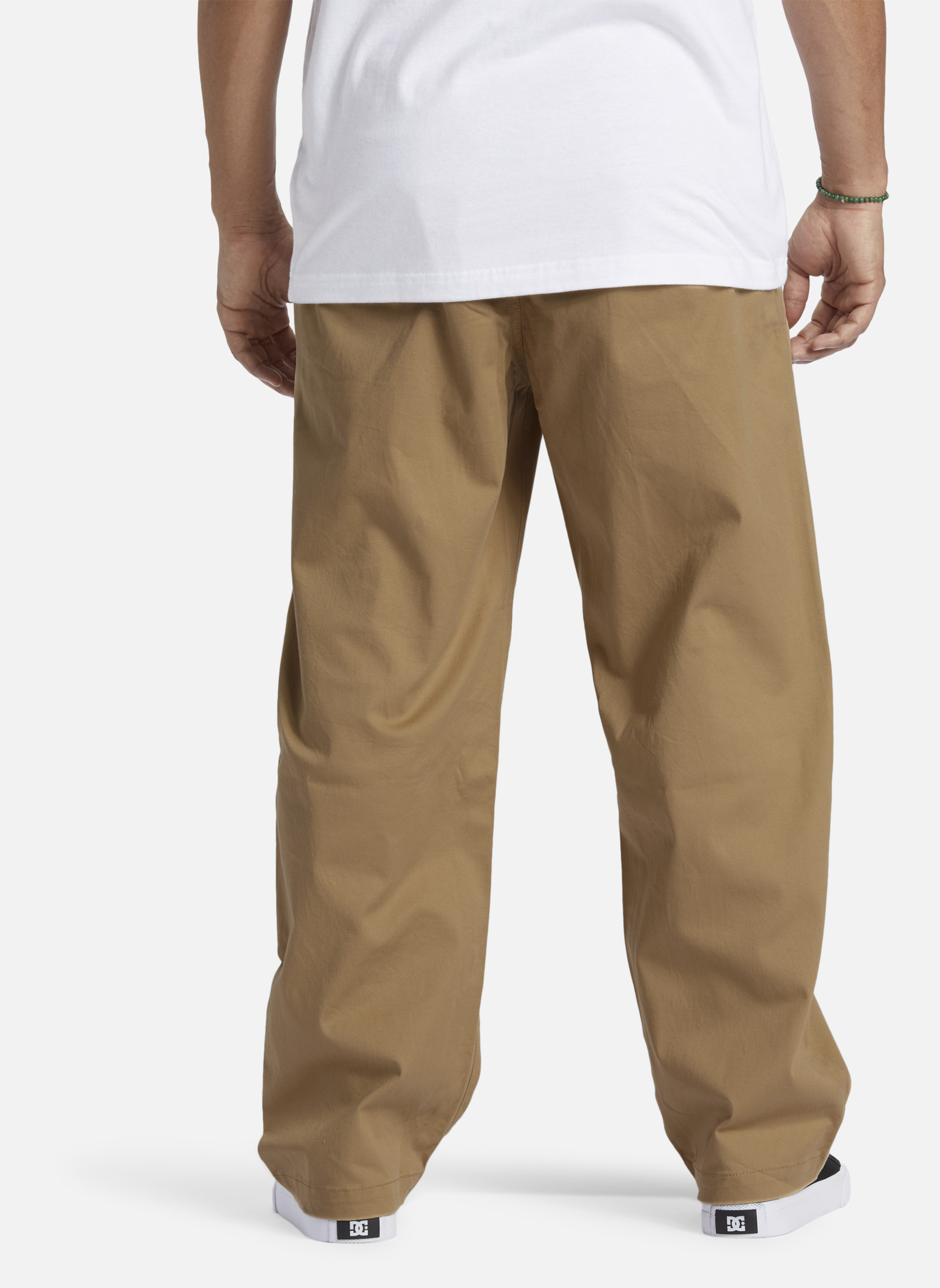 DC Shoes Pantalons droits Worker Baggy homme beige | Sarenza France