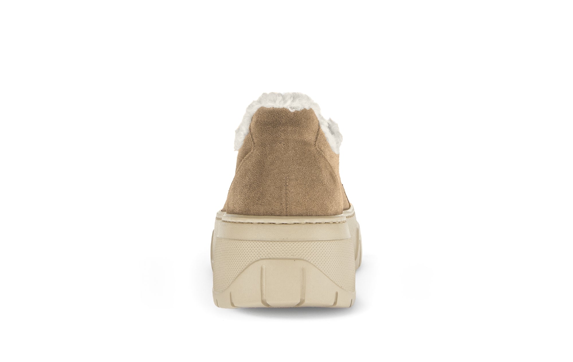 Gabor Baskets basses Baskets beiges en velours/fourure femme beige ...