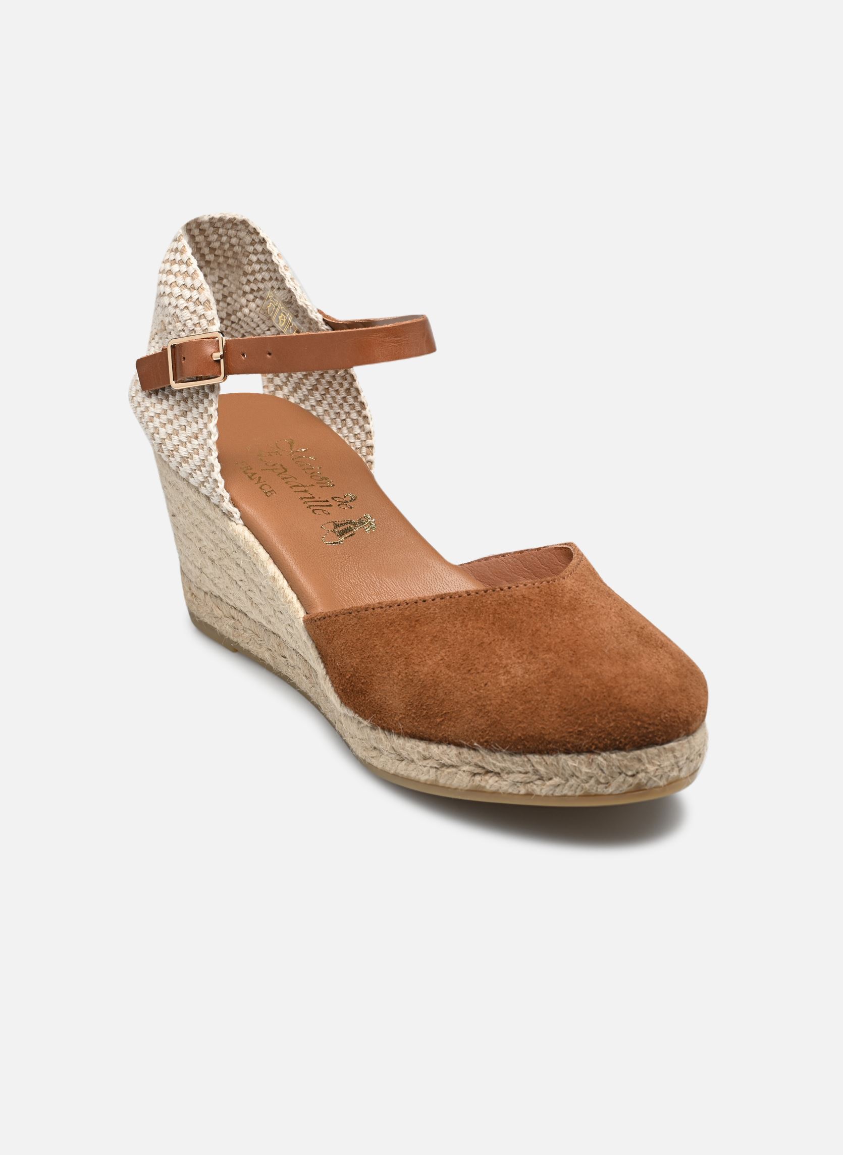 La maison de l'espadrille Espadrilles compensées et plateformes Espadrilles - COMPENSE BRIDE BF ...