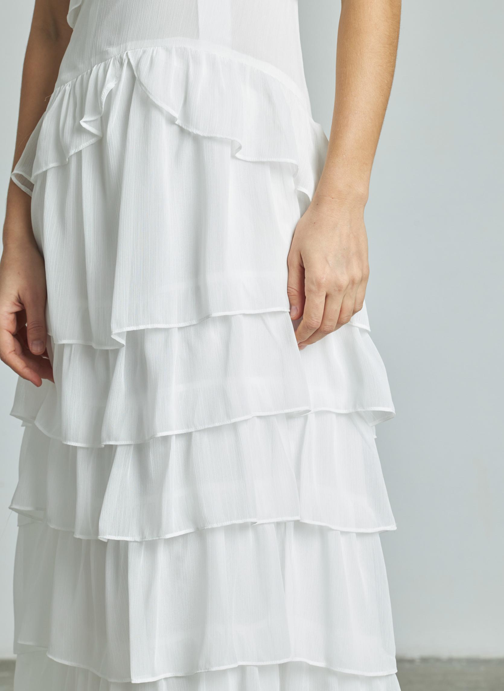 Alma en Pena Robes Robe V25CL0234 Blanc femme blanc | Sarenza France