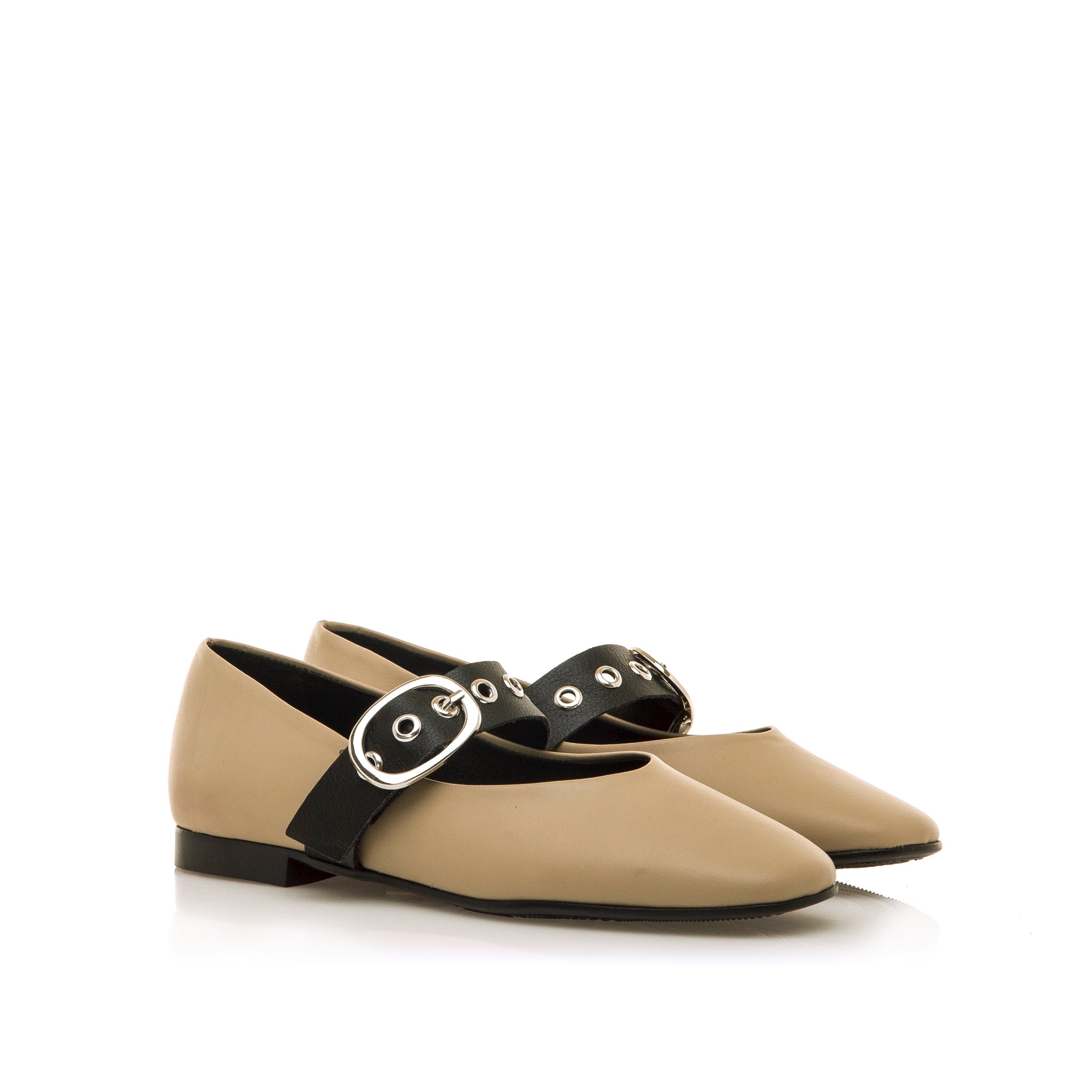 MTNG Ballerines classiques Chaussures plates Femme MTNG CAMILLE beige ...