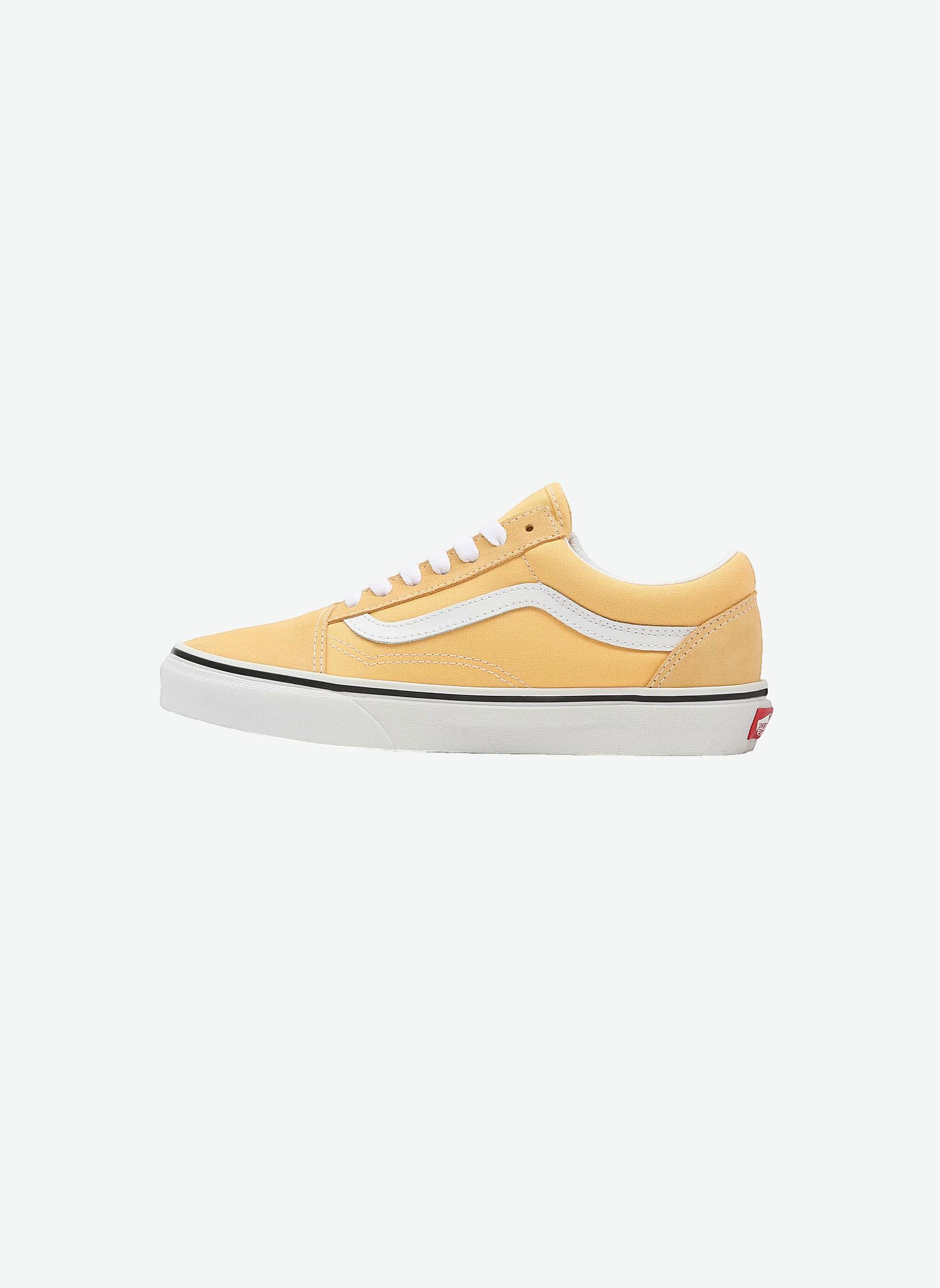 Vans Baskets Chaussures Vans Old Skool Low jaune jaune | Sarenza France