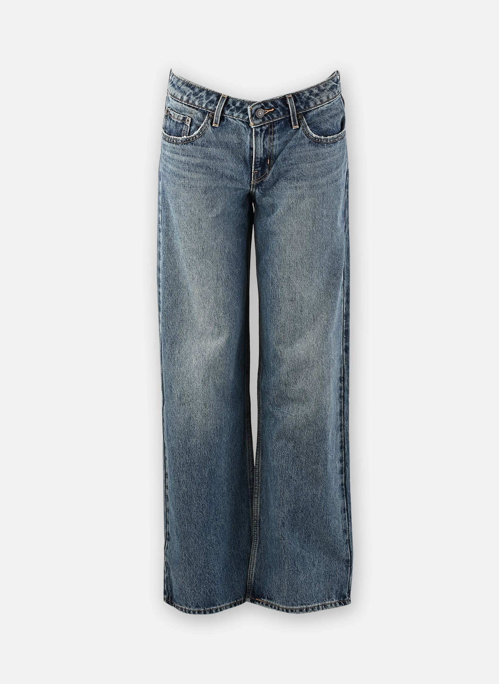 Bestel Levi's® Wijde jeans / Flared Jeans LOW LOOSE MED INDIGO - WORN ...