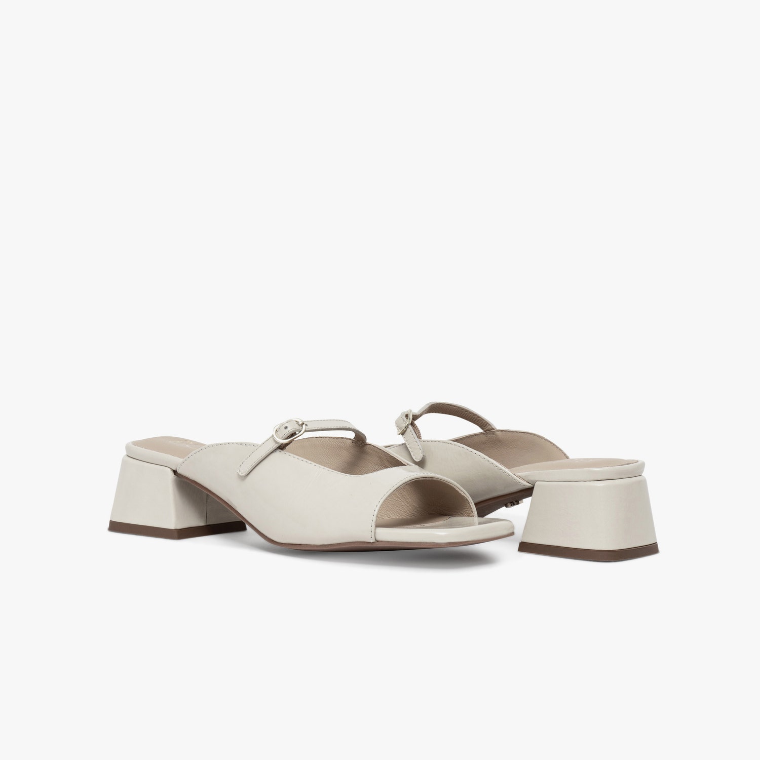 Bocage Sandales Sandale À Talon VENUS Off White blanc | Sarenza France