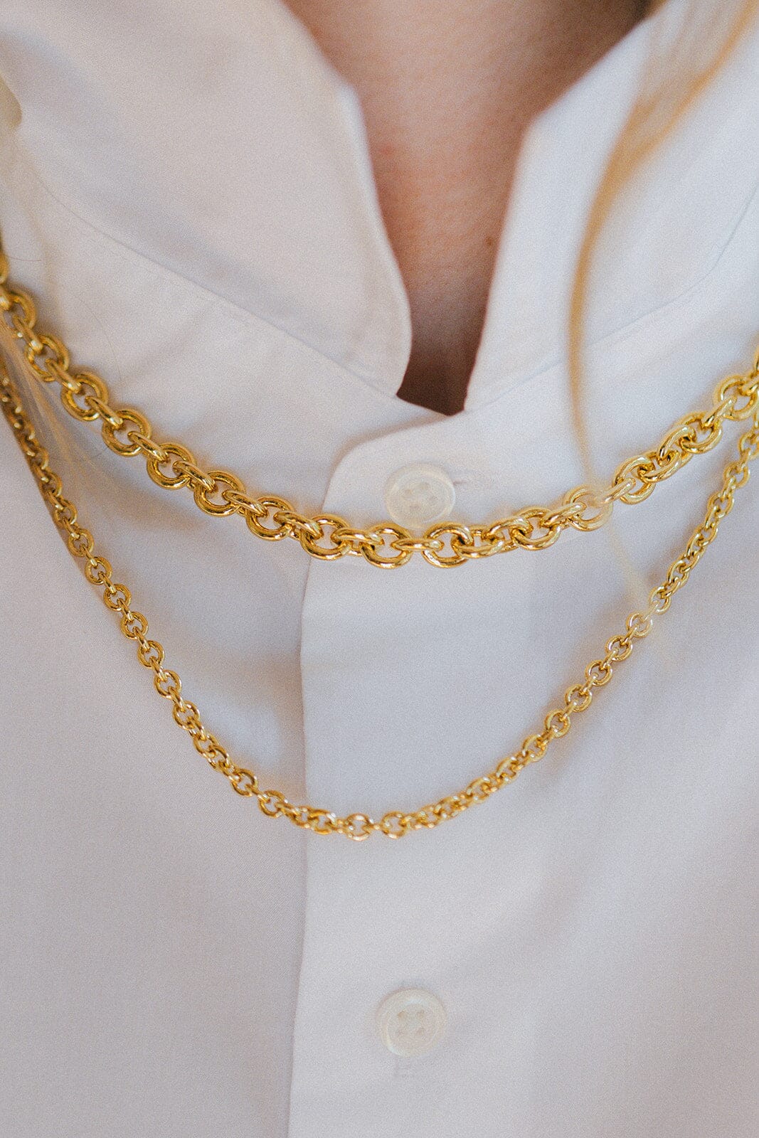 Monsieur Simone Colliers maxi collier doré à l'or fin - GASTON femme or ...