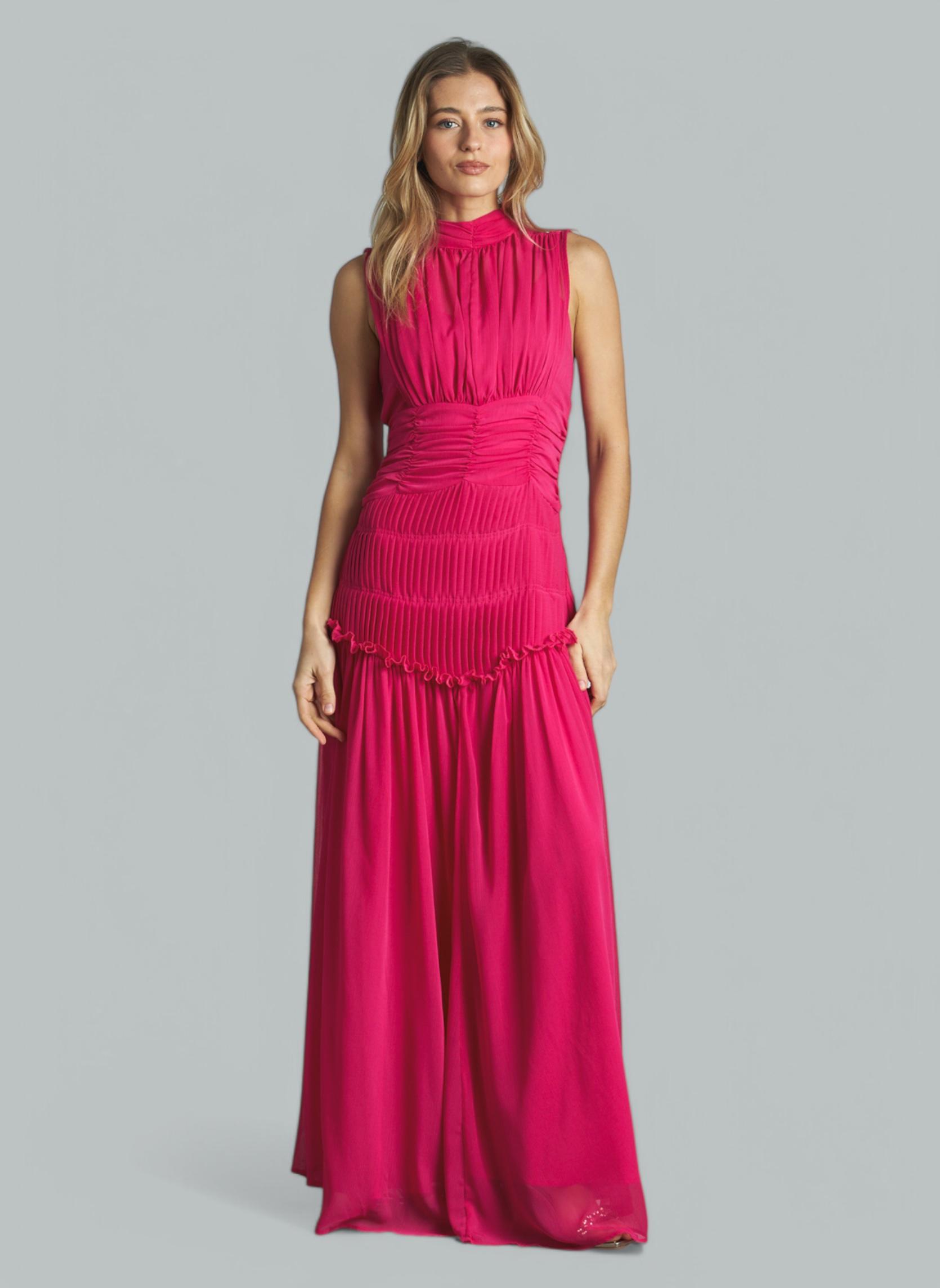 Alma en Pena Robes Robe V25CL0216 Fuchsia femme rose | Sarenza France