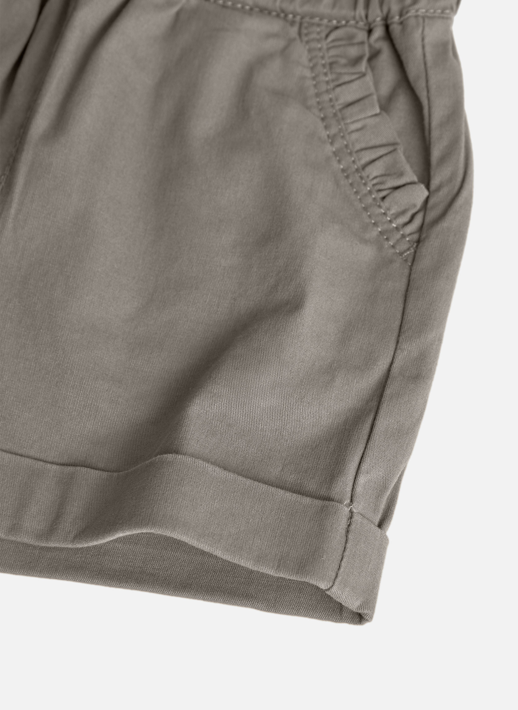 Boboli Bermudas Bermuda en toile impermeable-SUN SUNSETS-Marron gris ...