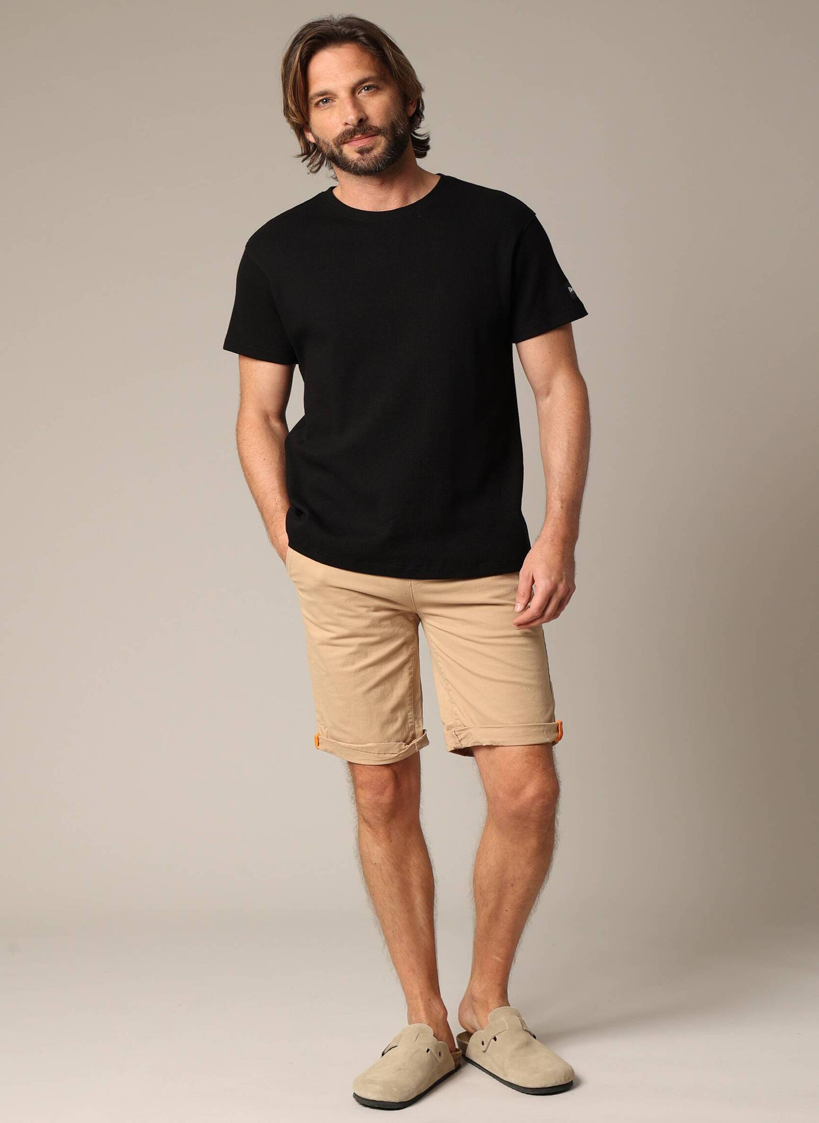 Deeluxe Shorts Short KARMA homme beige | Sarenza France