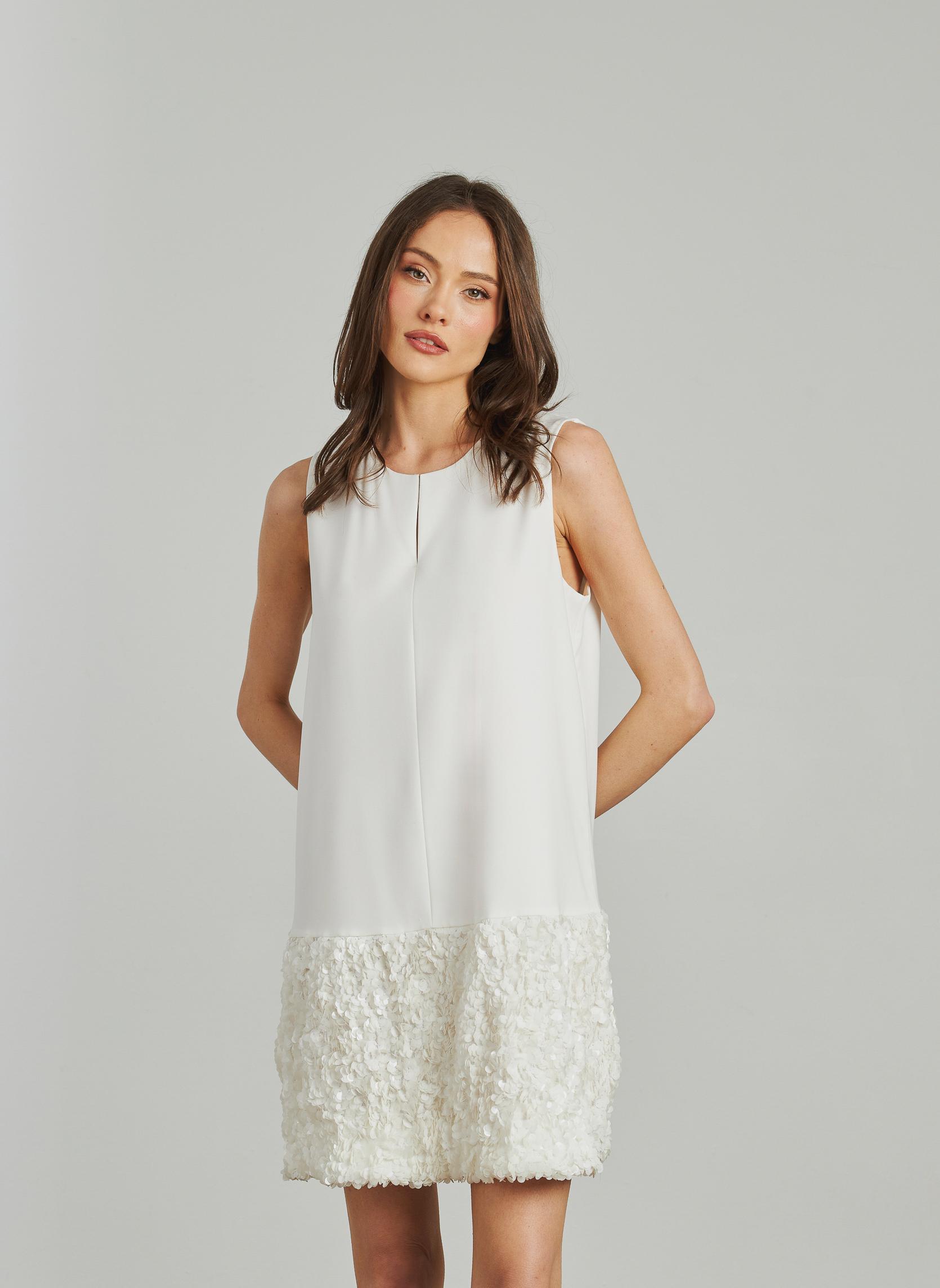 Alma en Pena Robes Robe V25CL0116 Blanc femme blanc | Sarenza France