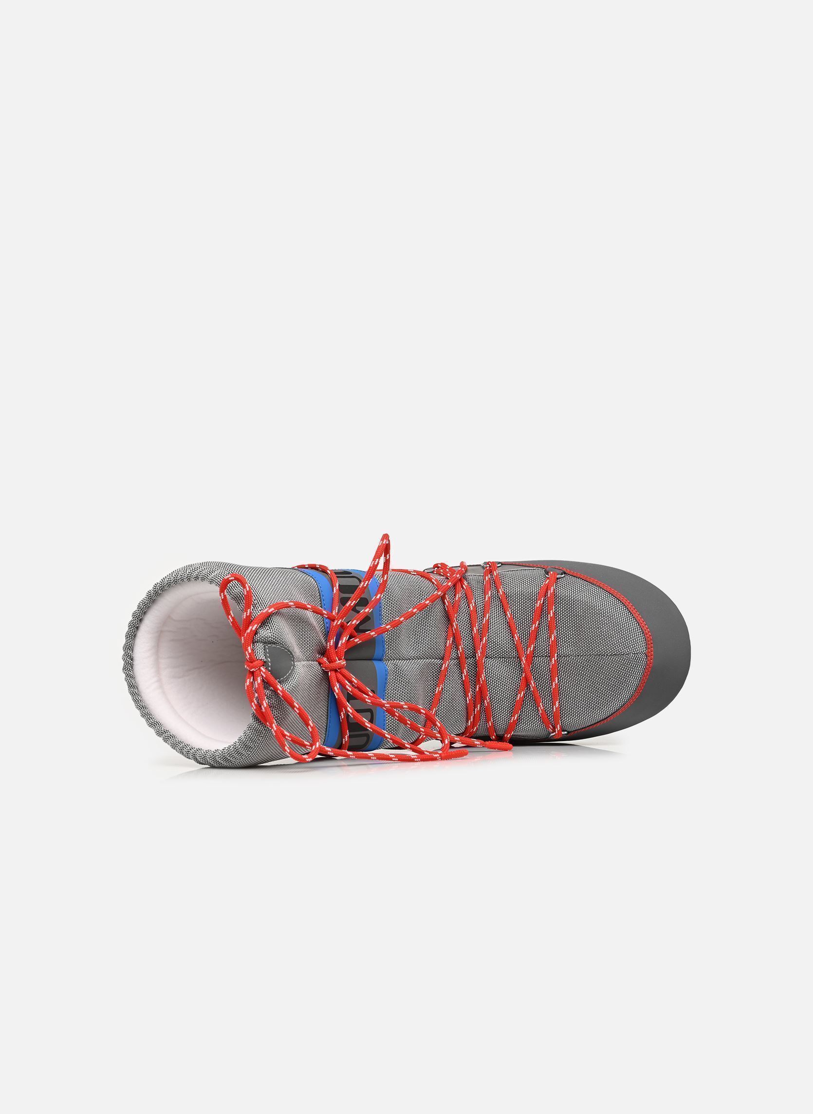 Moon Boot Bottes de neige MB ICON SPACE RACING femme argent | Sarenza ...