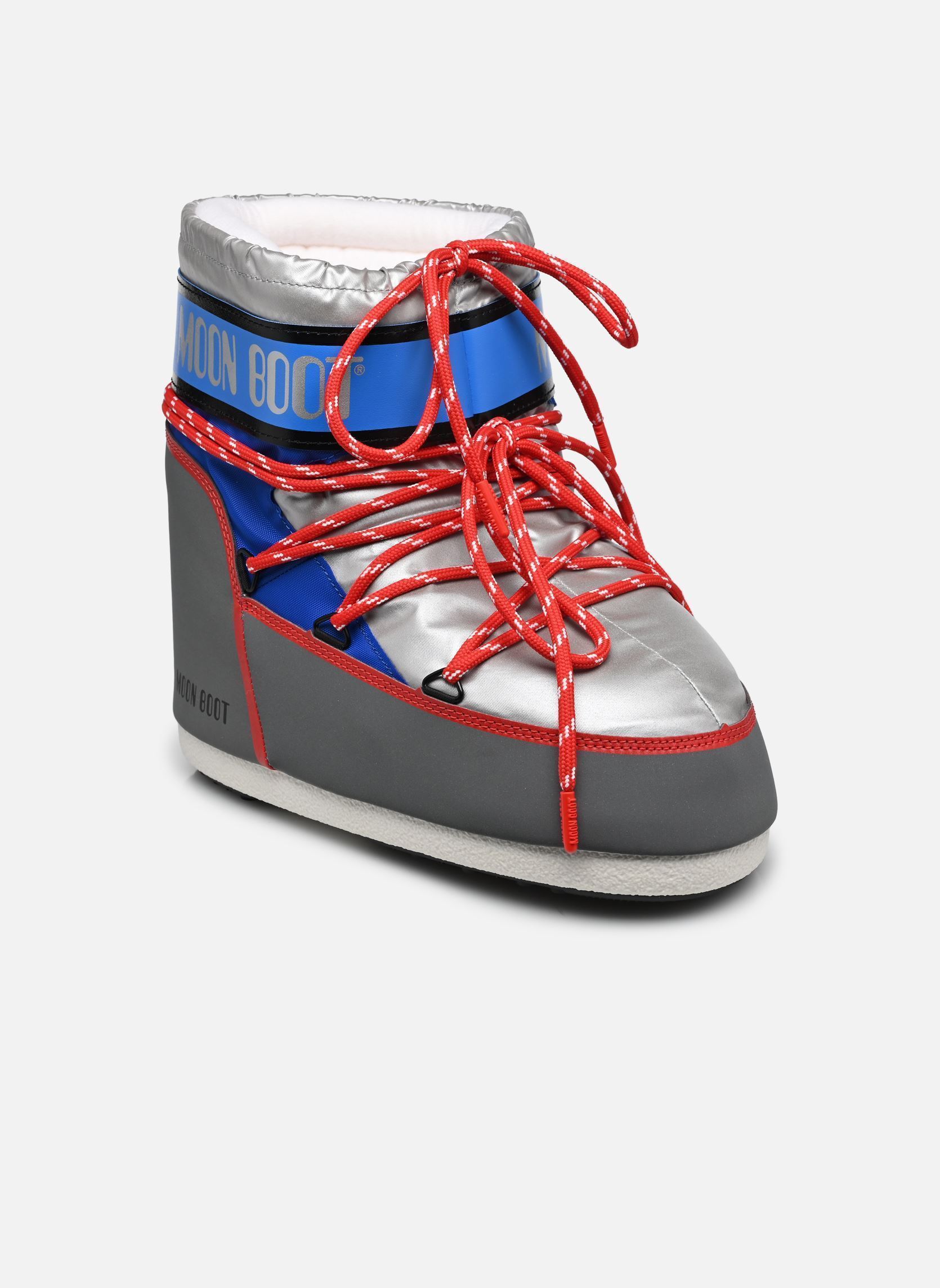 Moon Boot Stivali da neve MB ICON LOW SPACE RACING donna argento online ...