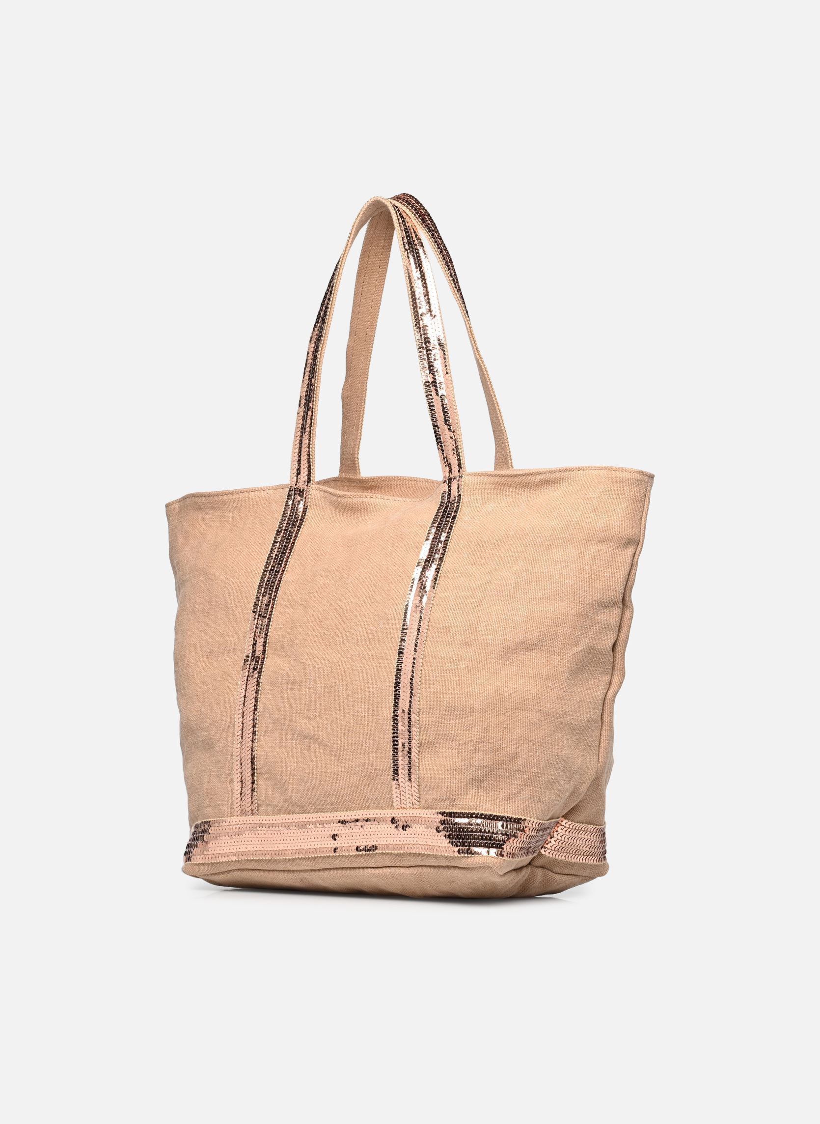 Vanessa Bruno Cabas Cabas M Zippe Lin femme beige | Sarenza France