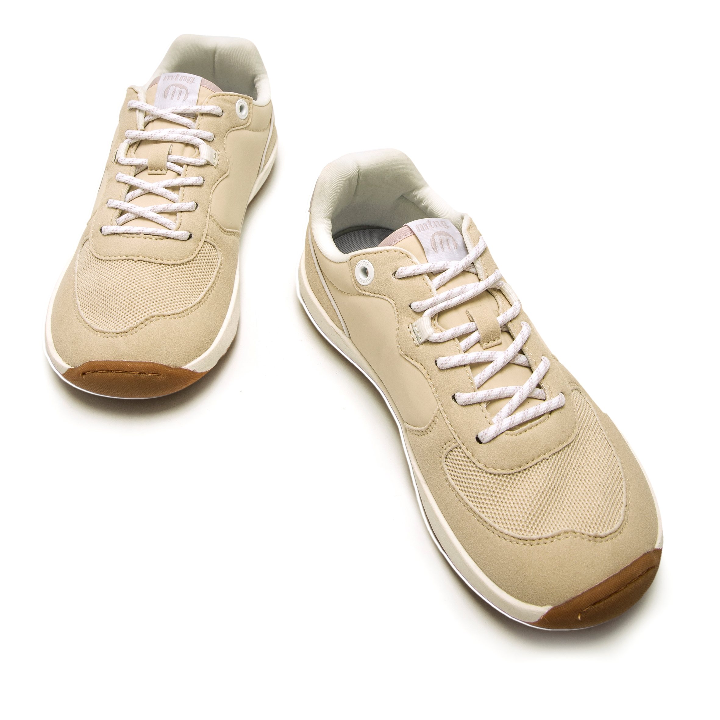 MTNG Baskets basses Sneakers Femme MTNG FREE APOLO noir femme beige ...