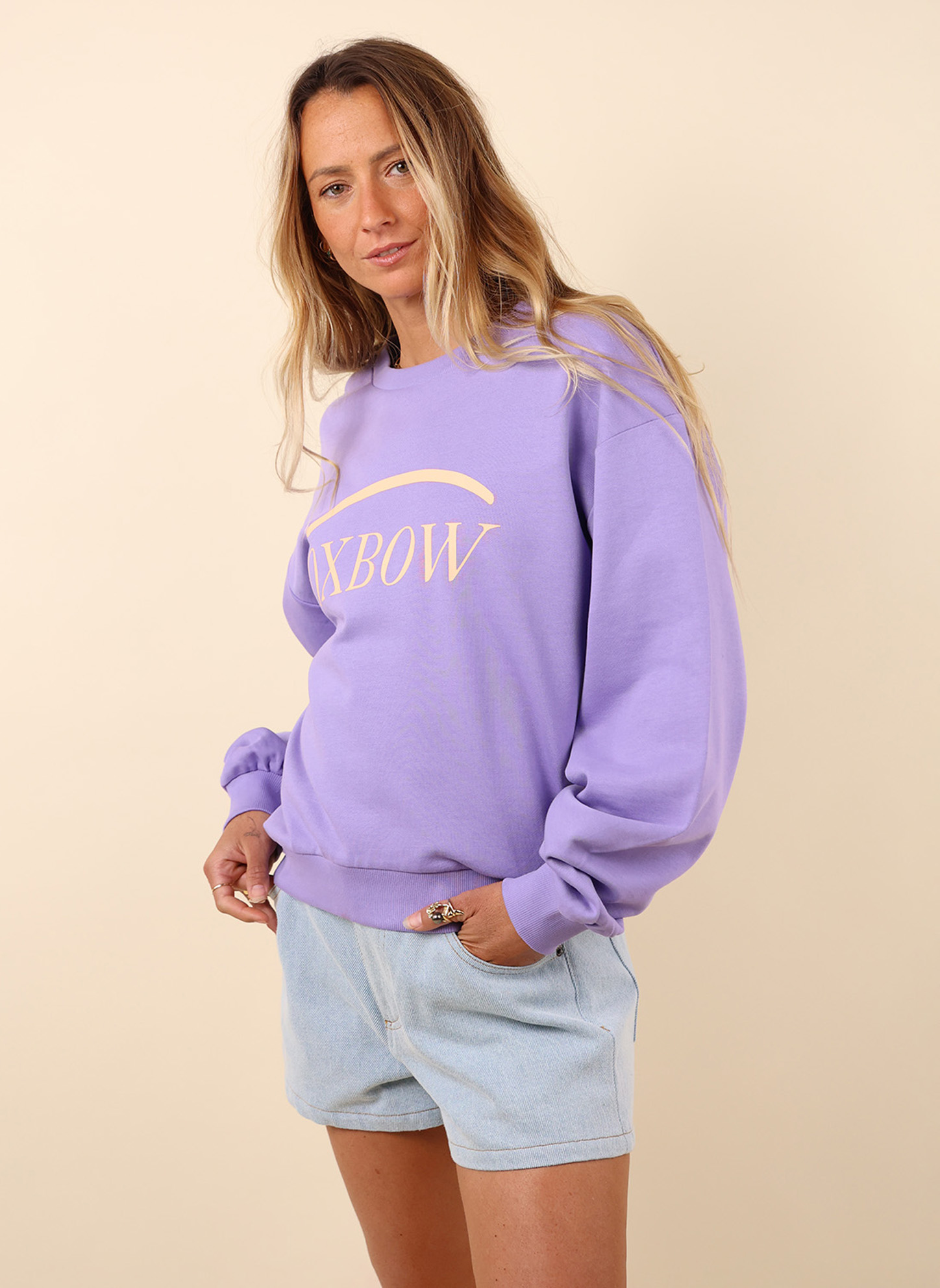 Oxbow Sweats à capuche Sweat SALAI femme violet | Sarenza France