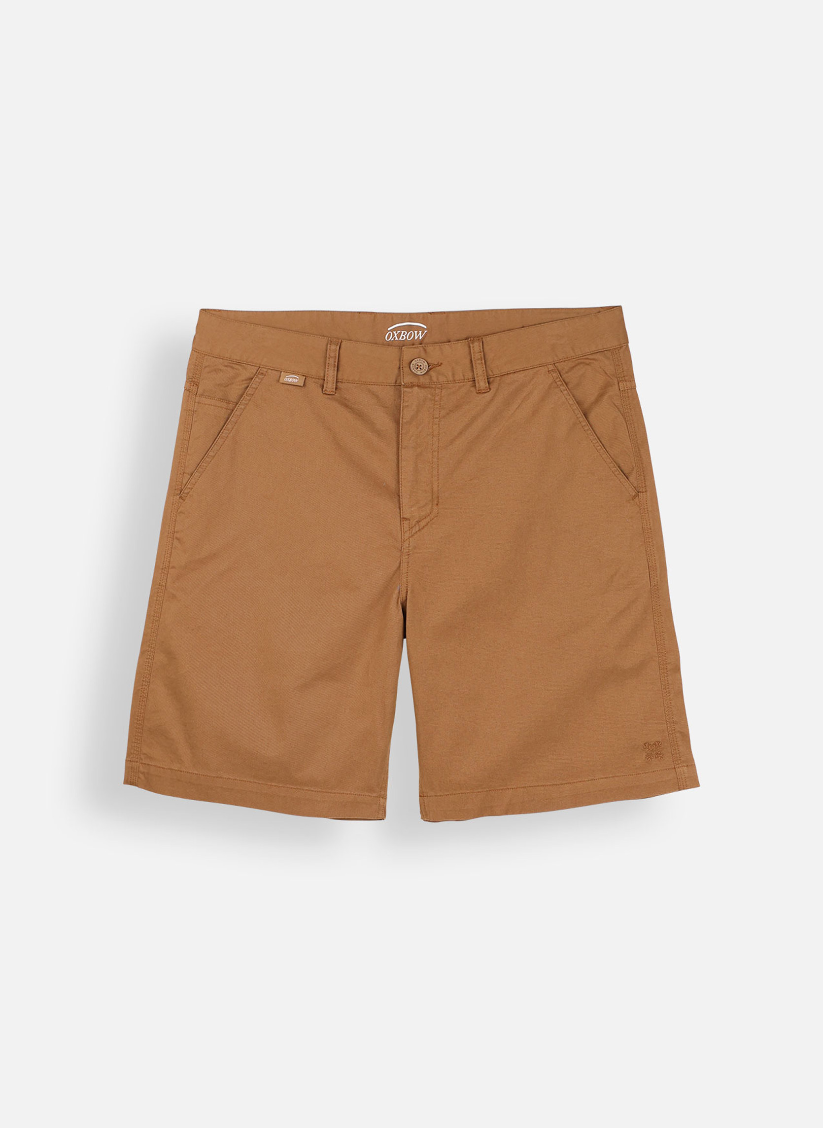 Oxbow Shorts Short twill HIGHFIVE homme marron | Sarenza France