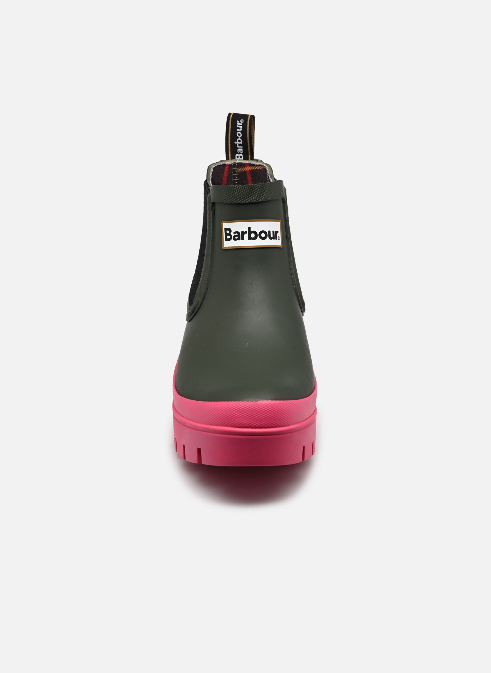 Barbour Bottines basses Halton Chelsea Welly femme vert | Sarenza France