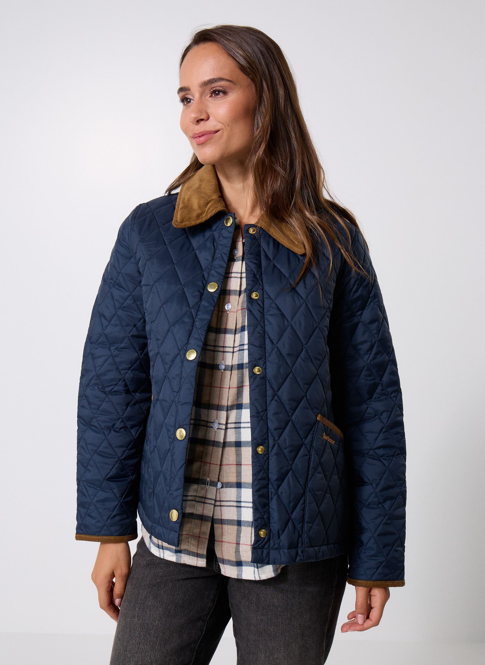 Barbour Doudounes Doudoune - Icons Cropped Liddesdale Quilted Jacket ...