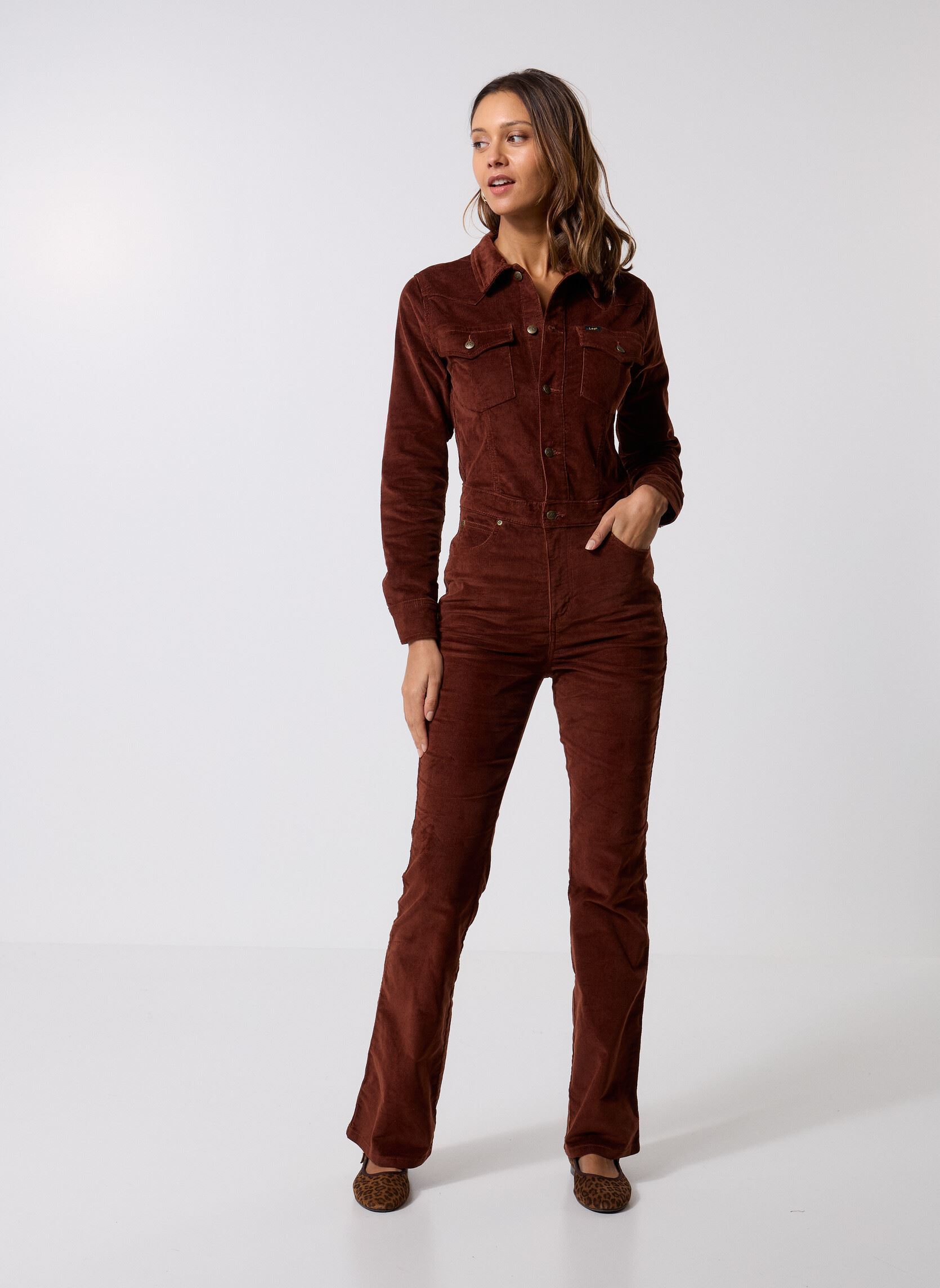 Lee Jumpsuits Western Jumpsuit damen orange - online kaufen | Sarenza ...