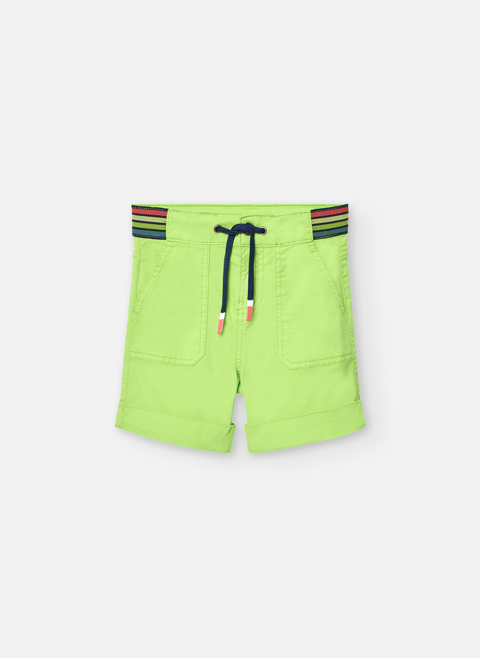 Boboli Bermudas Bermuda en toile impermeable-SO MANY BEACH VIBES-Vert ...