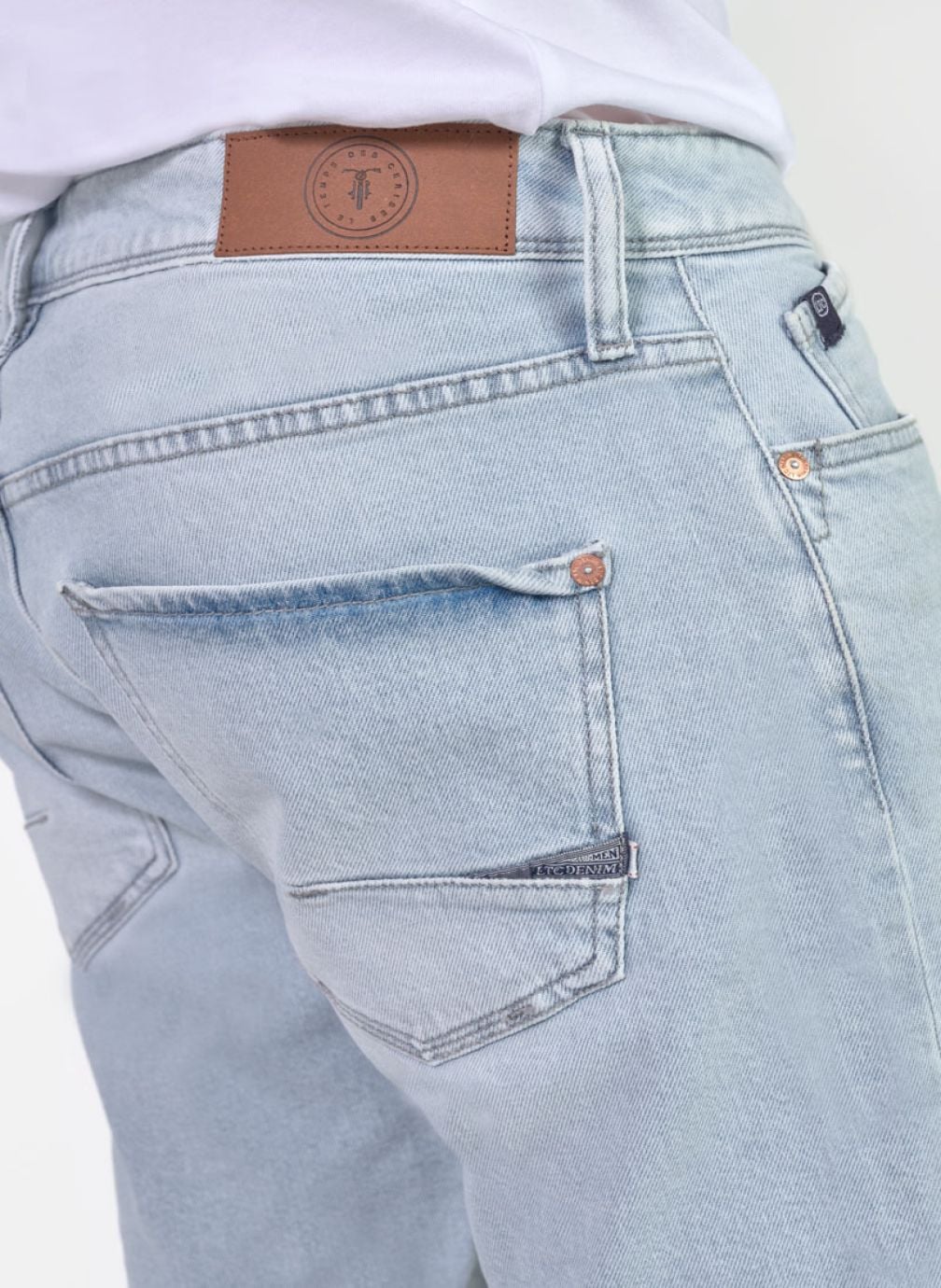 Le temps des cerises Bermudas Bermuda short en jeans LANDRES Blue homme ...
