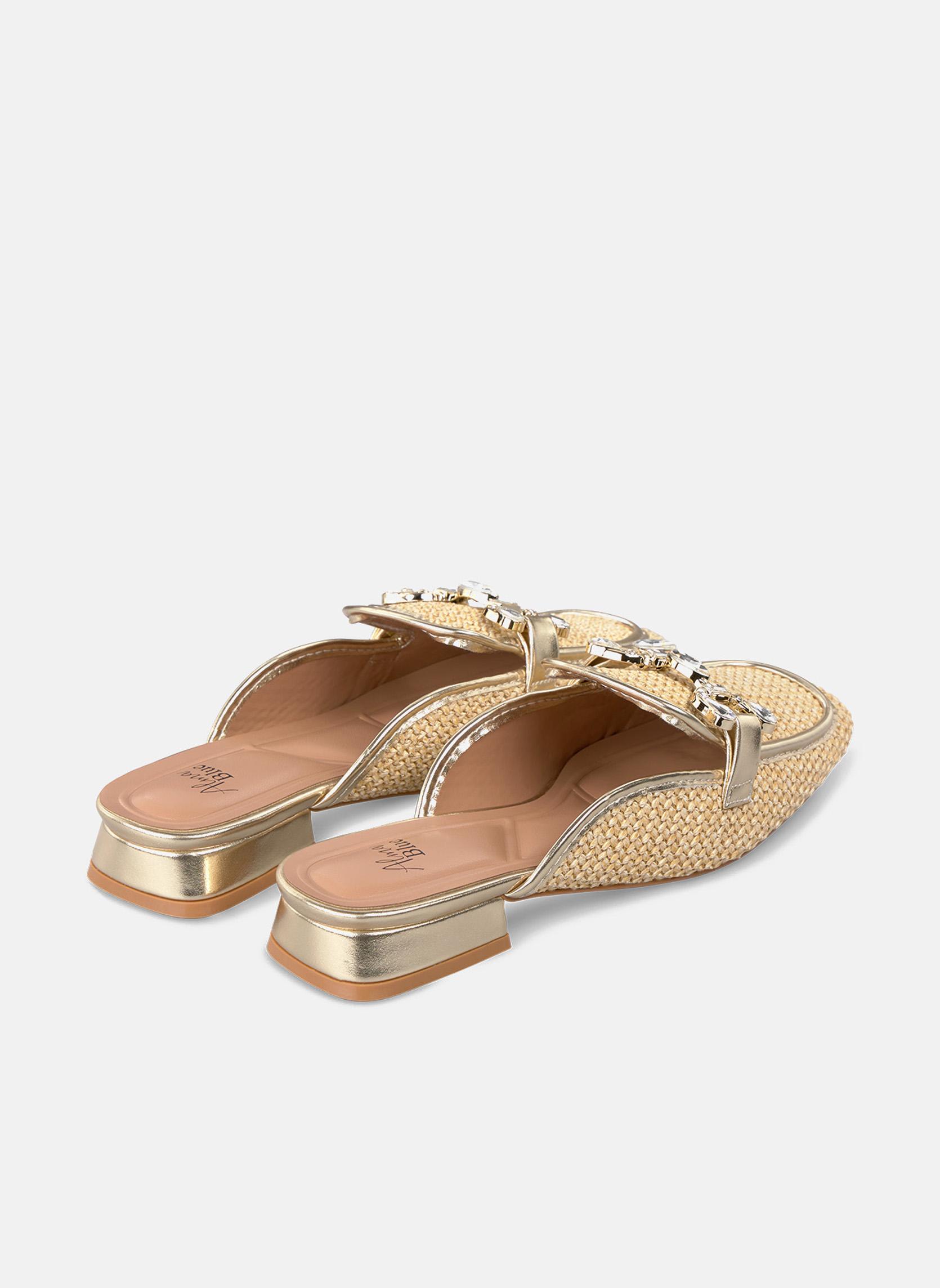 Alma Blue Mules et sabots Mules V25BLH103 Marron clair femme beige ...