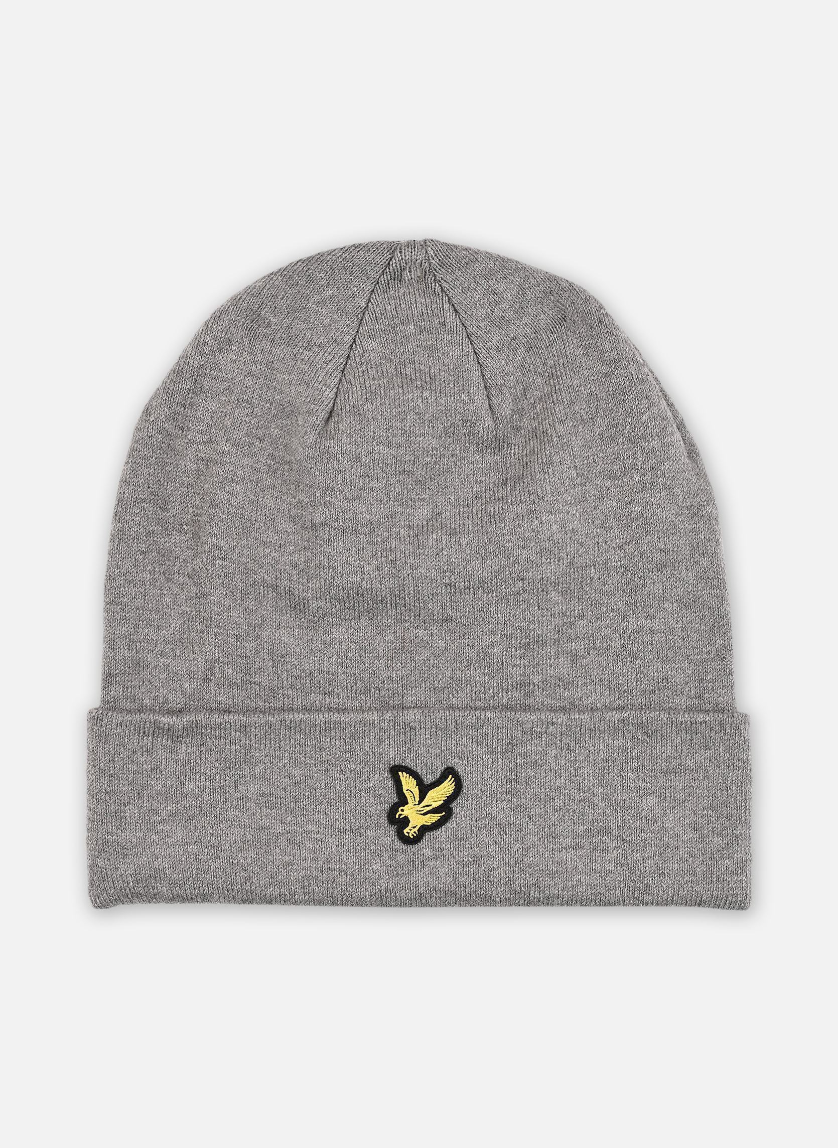 Lyle & Scott Bonnets Cotton Merino Beanie homme gris | Sarenza France
