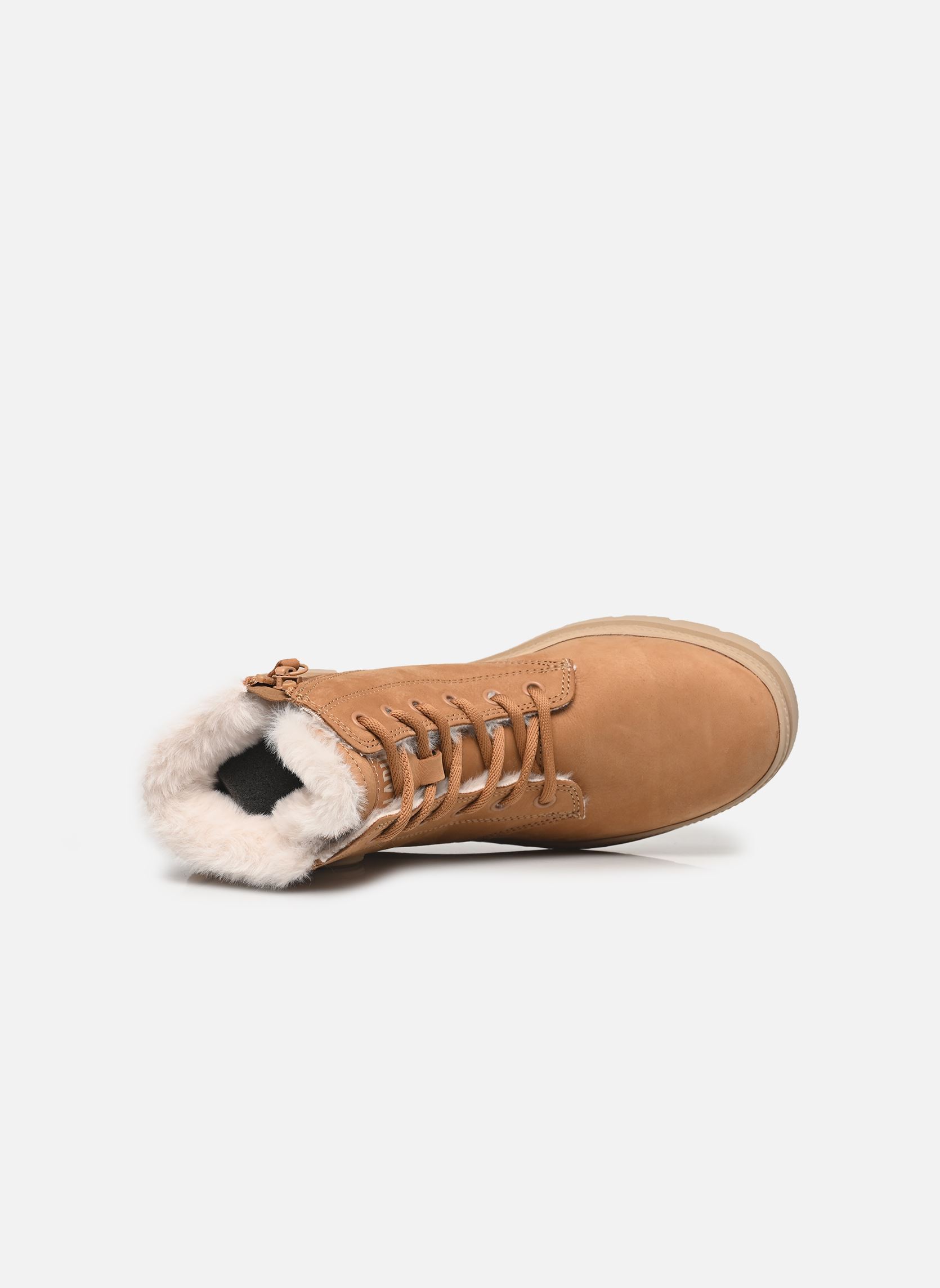 Palladium Stivaletti con lacci Pallarise Nbk Wool W donna marrone ...