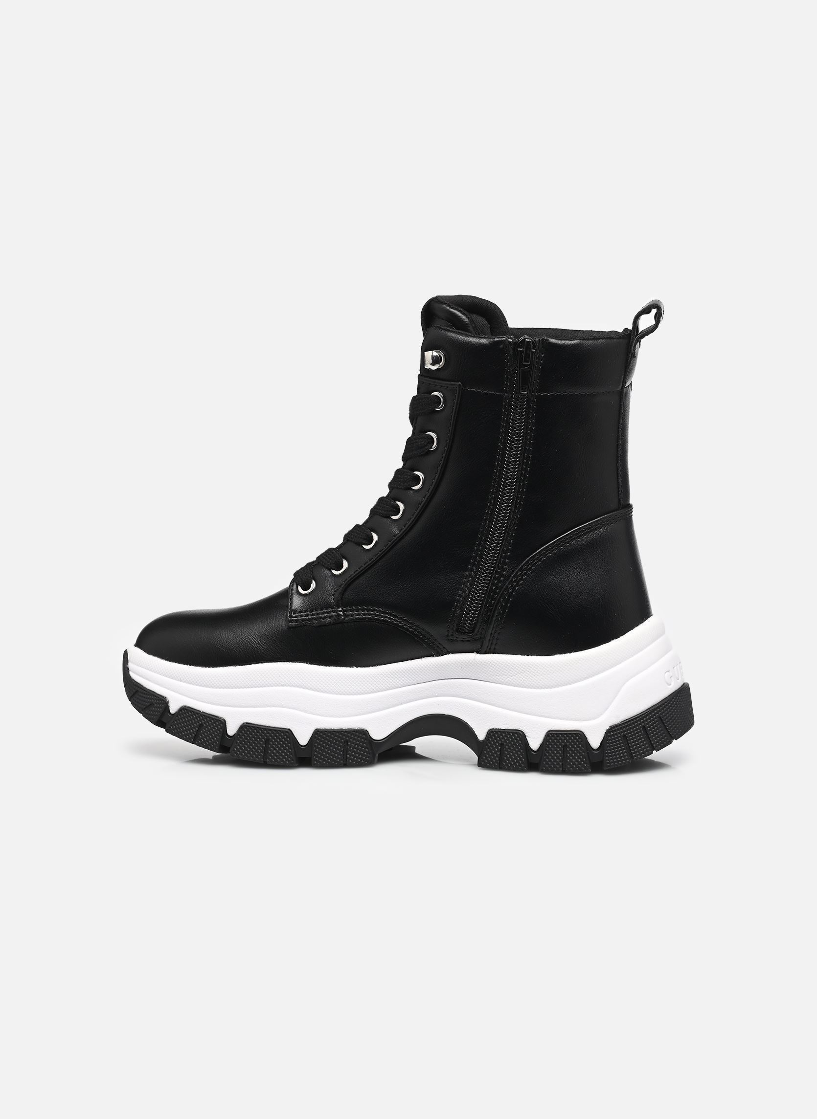 Guess Baskets BENZON femme noir | Sarenza France