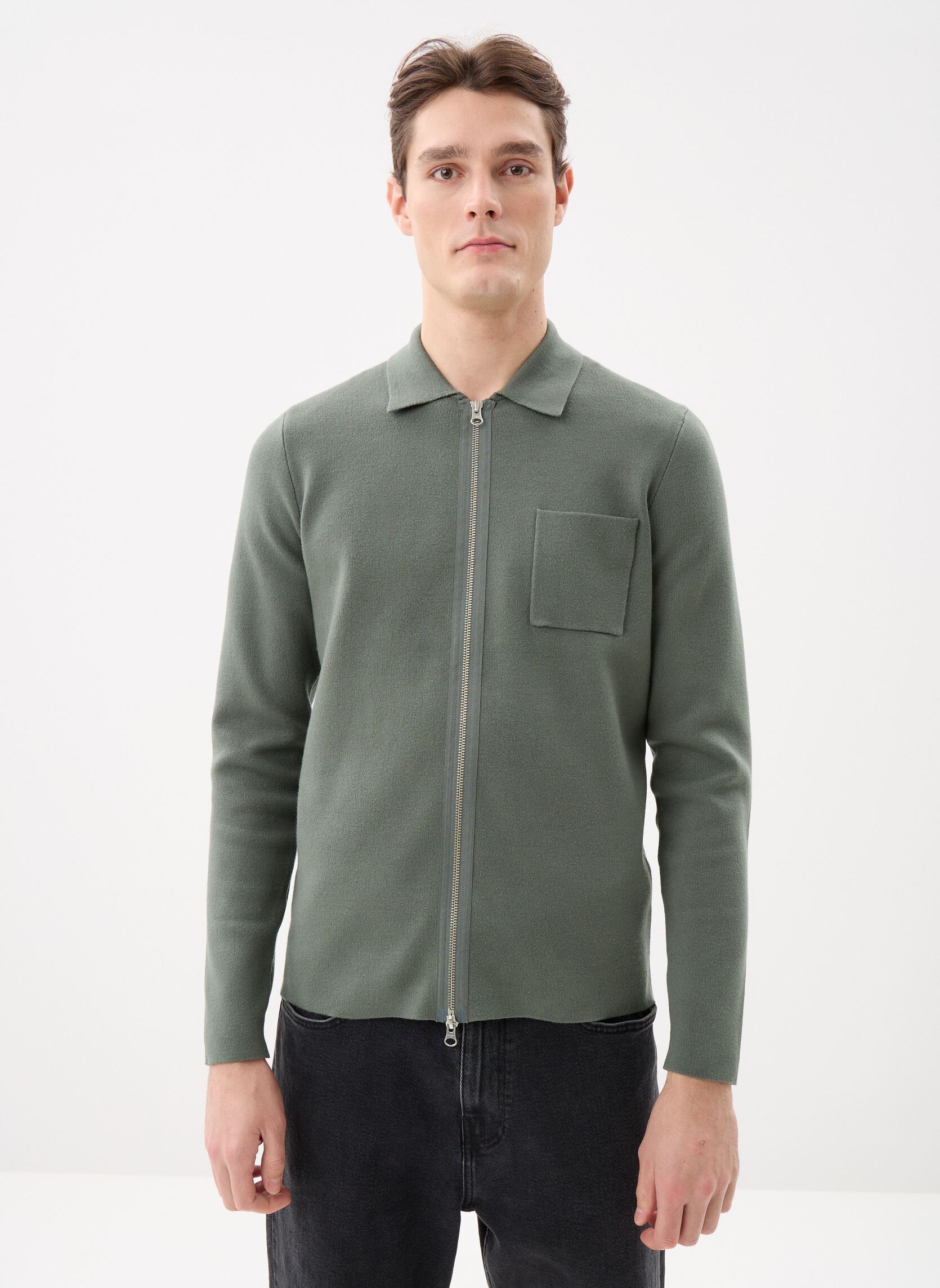 Samsoe Samsoe Gilets Guna X Zip 10490 homme gris | Sarenza France