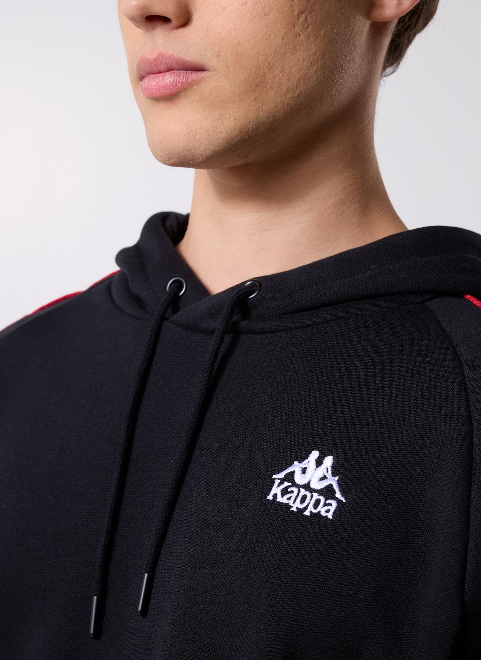 Kappa Sweats à capuche 222 BANDA MADISON 2 homme noir | Sarenza France