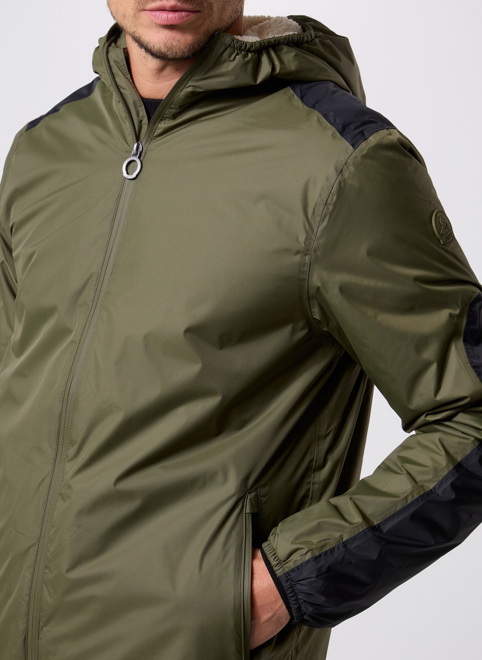 JOTT Vestes imperméable Hallin Sherpa homme vert | Sarenza France