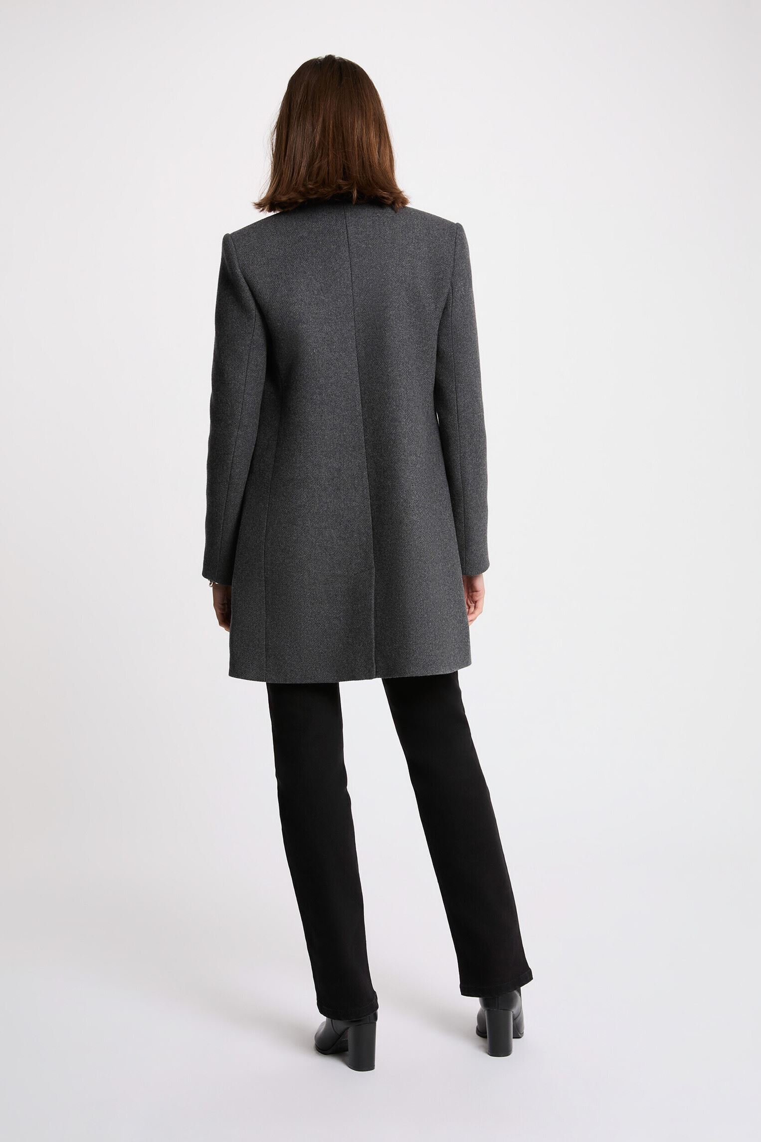 Morgan Manteaux 252-GBROCHE femme gris | Sarenza France