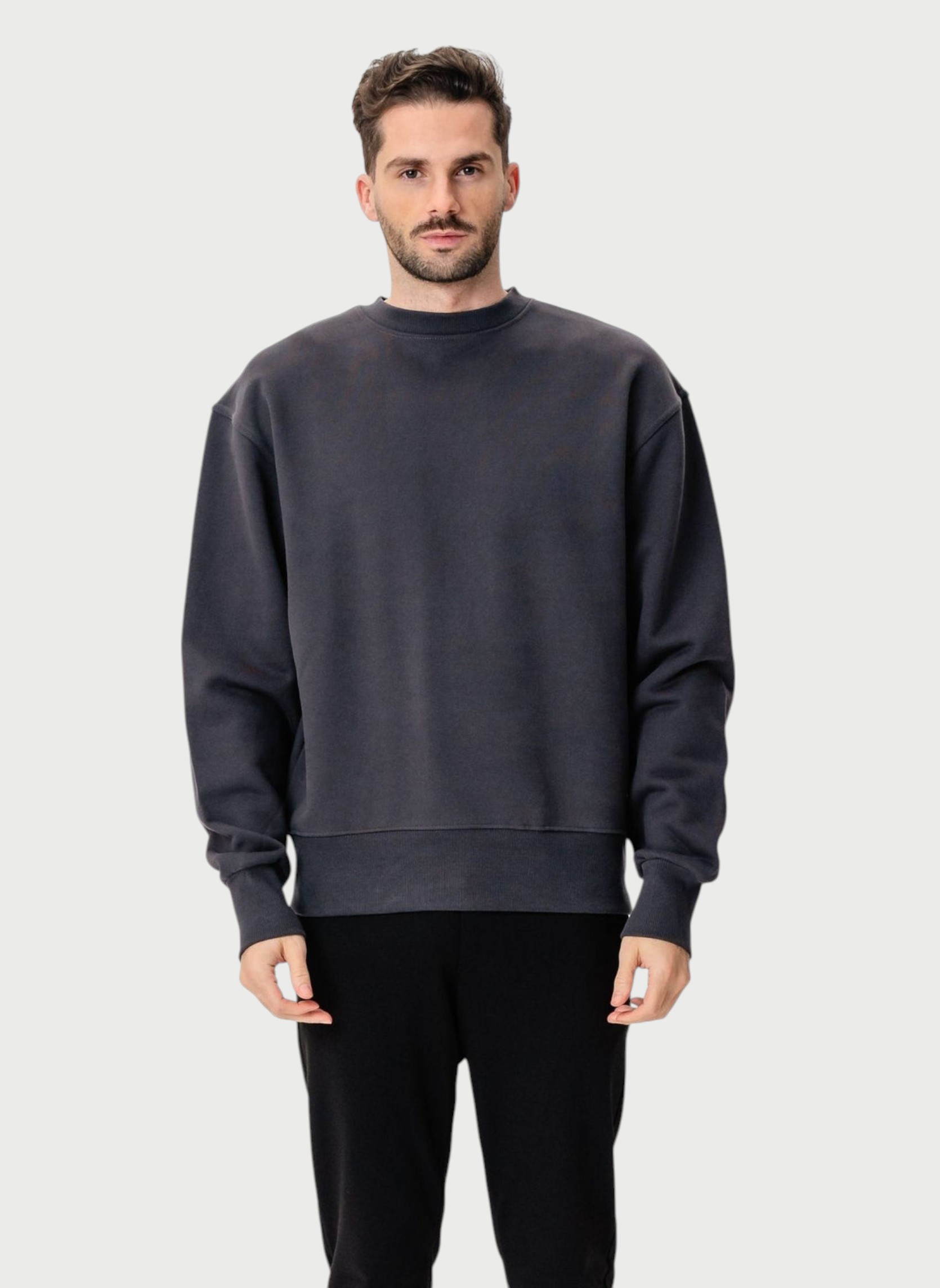 TeeShoppen Sweats à capuche Col rond épais homme gris | Sarenza France